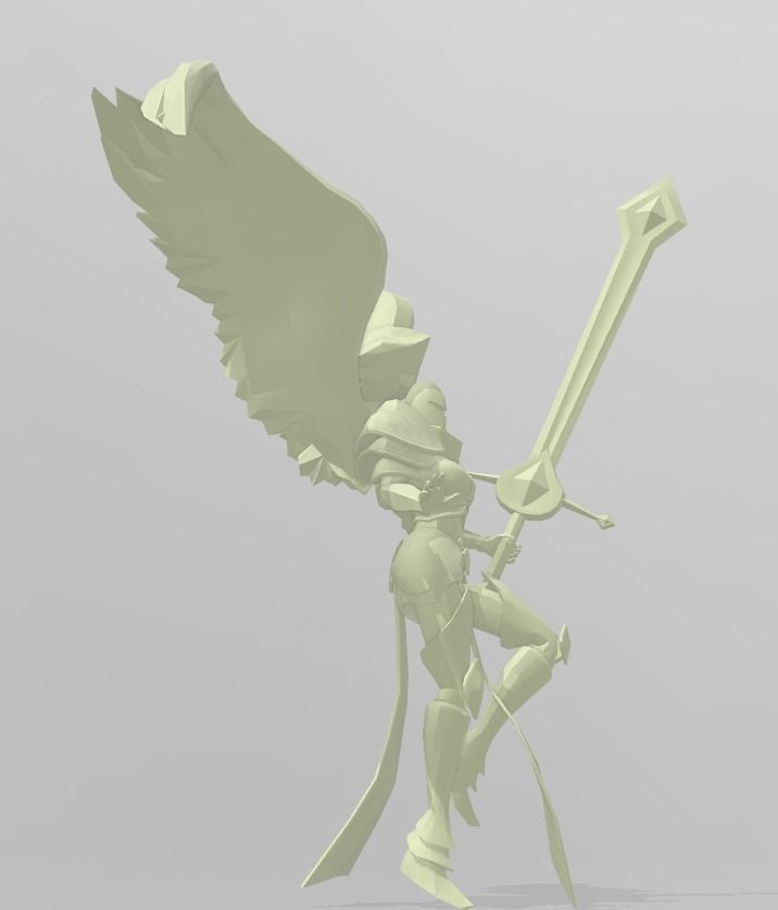 Kayle and Kayle Battleborn Figure 3D model 3D printable | CGTrader