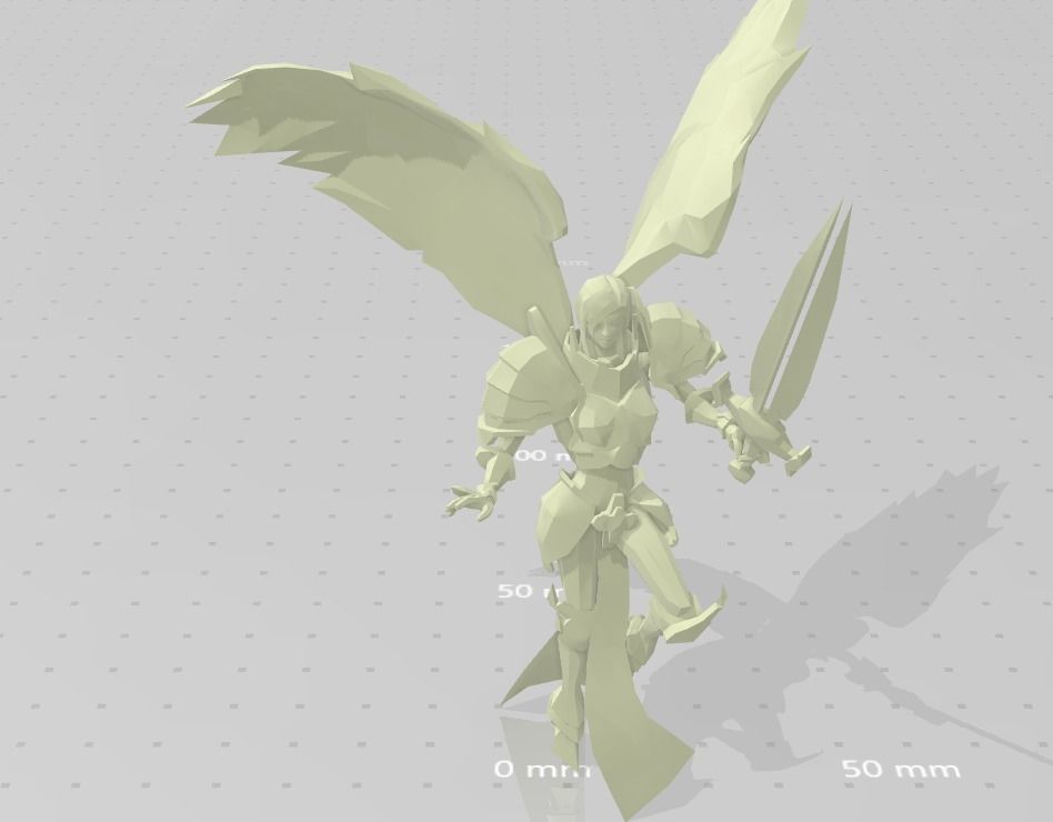 Kayle and Kayle Battleborn Figure 3D model 3D printable | CGTrader