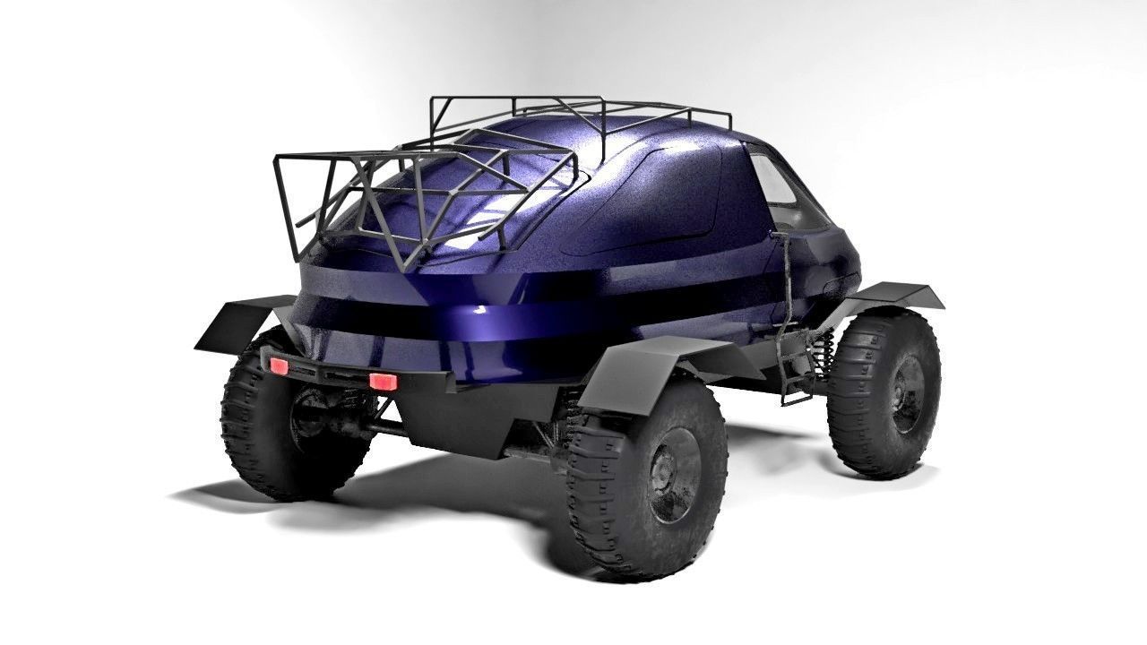 Machine bug suv 3D model | CGTrader