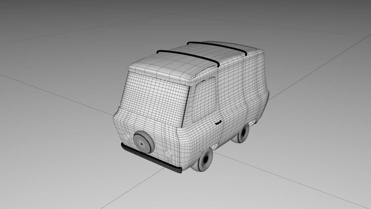Mystry Machine free VR / AR / low-poly 3D model | CGTrader