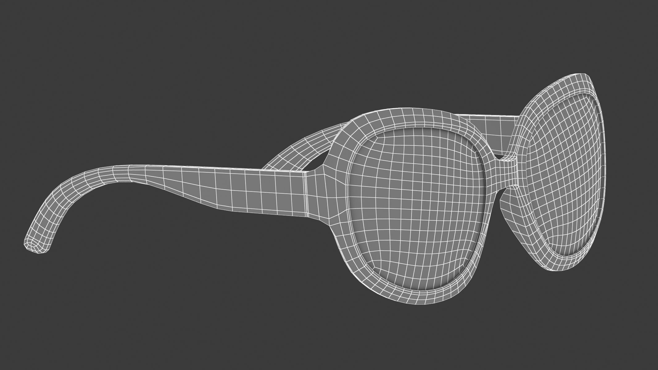 Bug-Eye Glasses 3D model | CGTrader