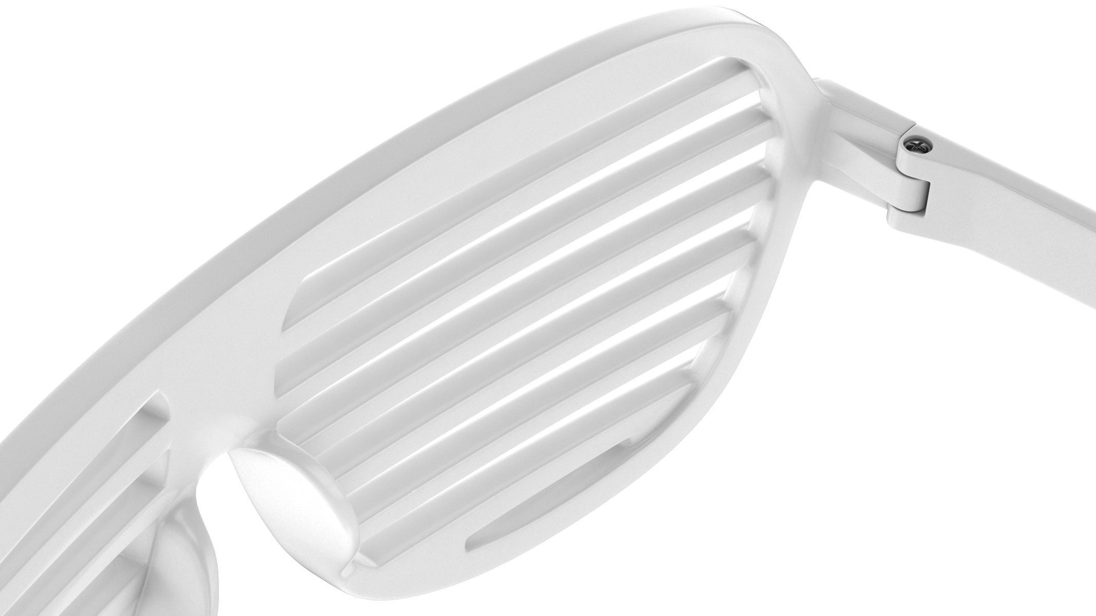 Shutter Glasses White 3D model | CGTrader