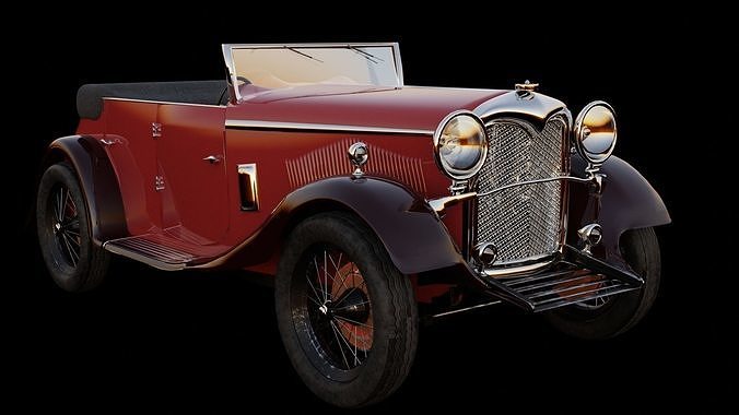 3D model RILEY LYNX 1934 VR / AR / low-poly | CGTrader