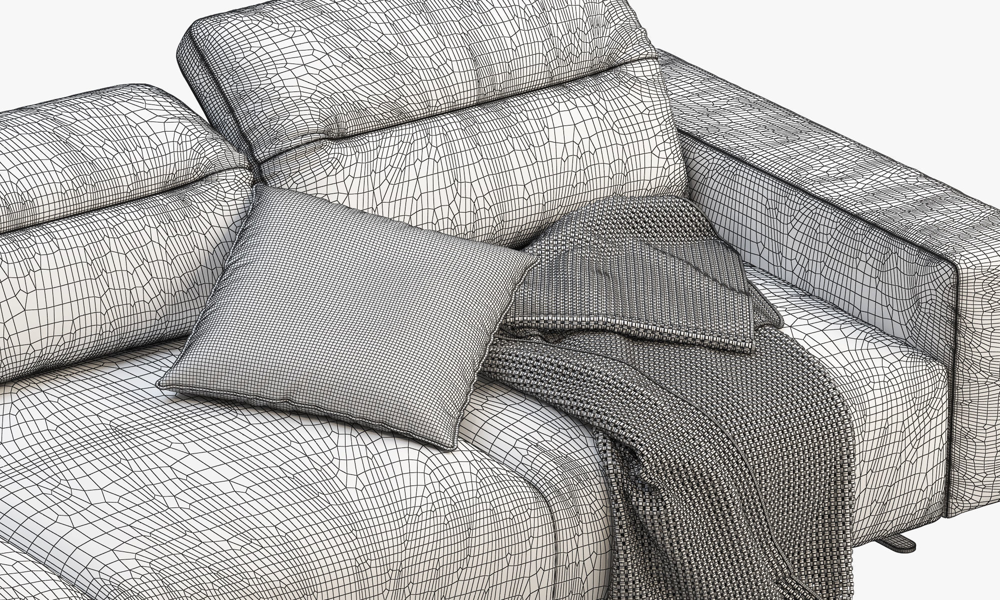 BoConcept Hampton 3-seater sofa 3D model | CGTrader