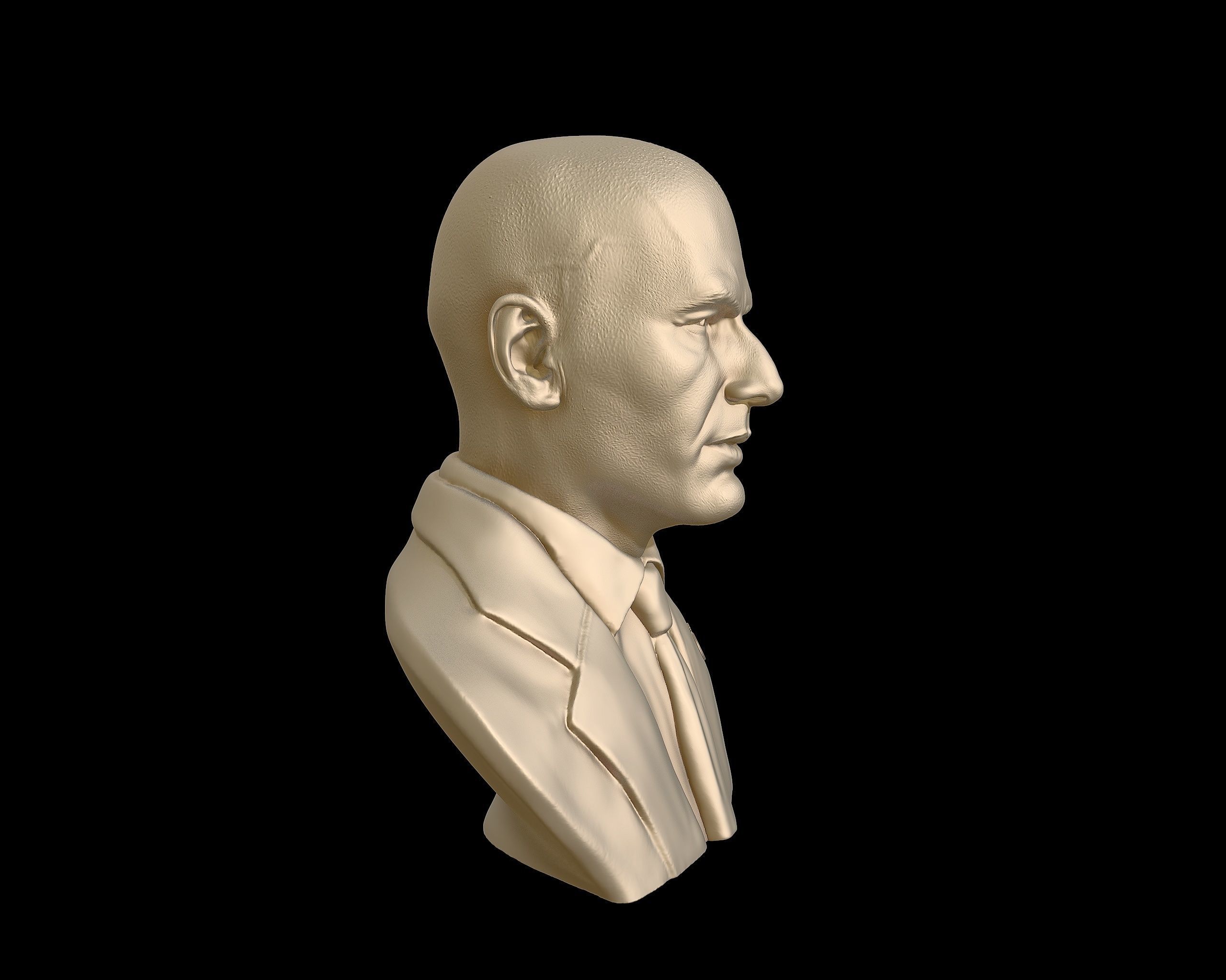 Zinedine Zidane 3D model sculpture 3D model 3D printable | CGTrader