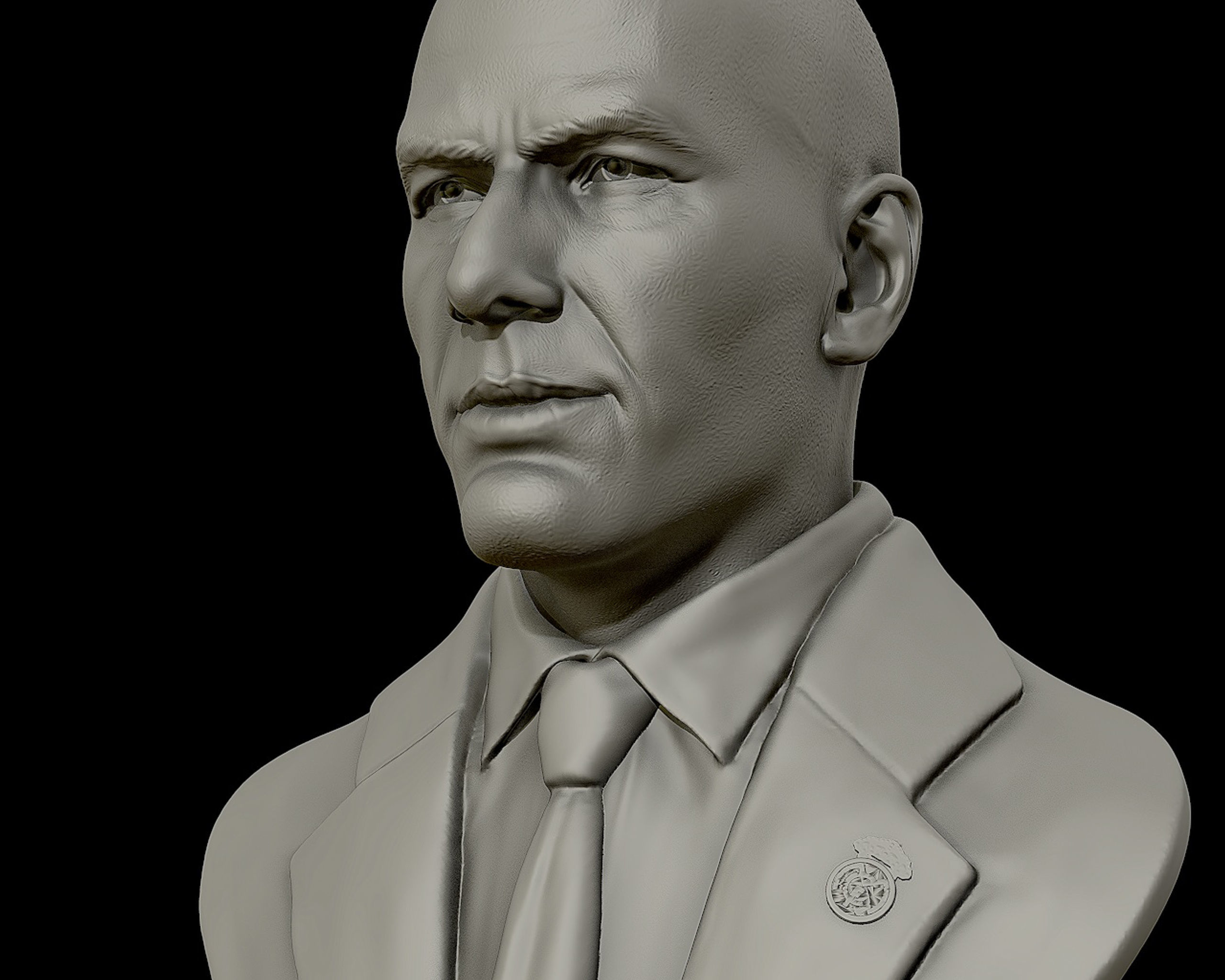 Zinedine Zidane 3D model sculpture 3D model 3D printable | CGTrader