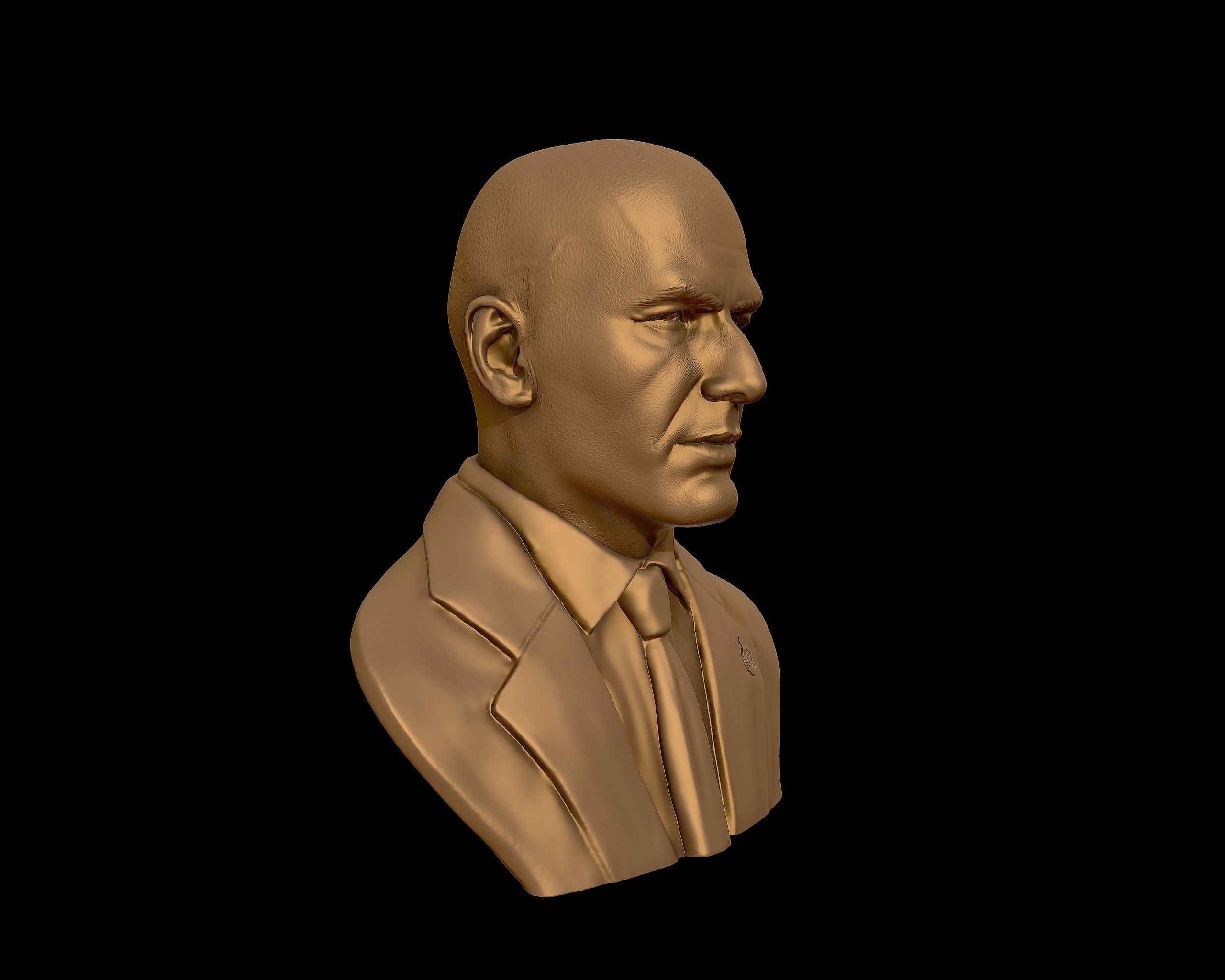 Zinedine Zidane 3D model sculpture 3D model 3D printable | CGTrader