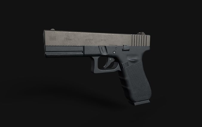 3D model Glock 19 Gen 4 Low-poly 3D model VR / AR / low-poly | CGTrader