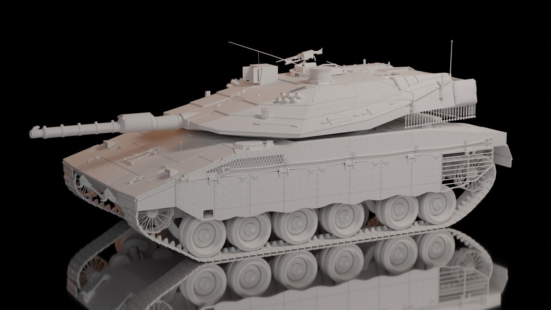 Merkava Mk IV - Battle Tank 3D model | CGTrader