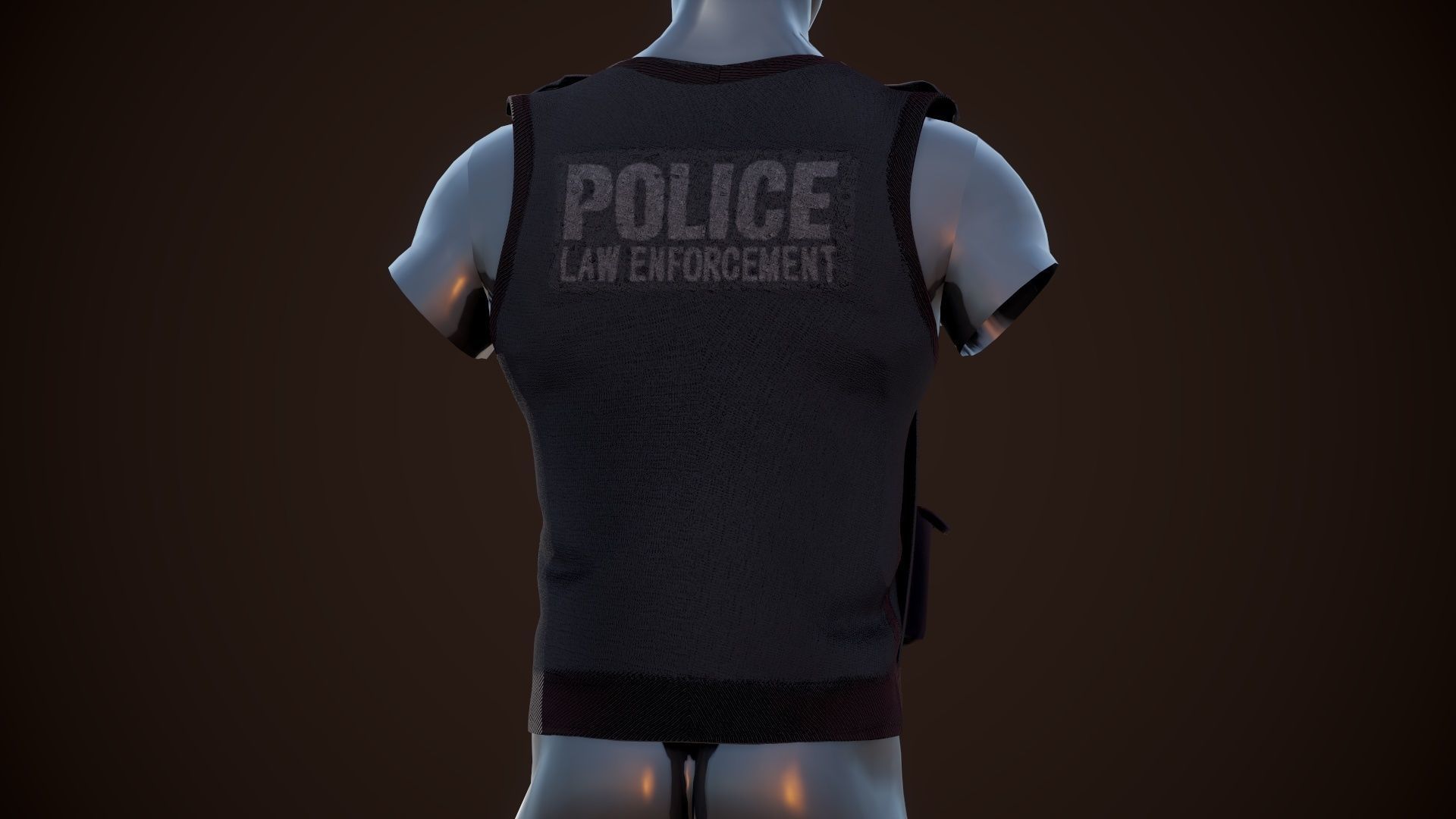 3D model Realistic Police Vest 3d model VR / AR / low-poly | CGTrader