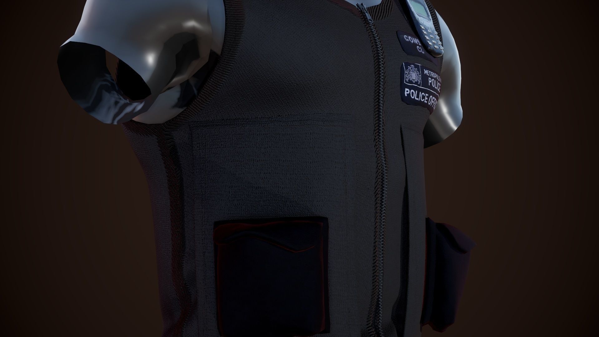 3D model Realistic Police Vest 3d model VR / AR / low-poly | CGTrader