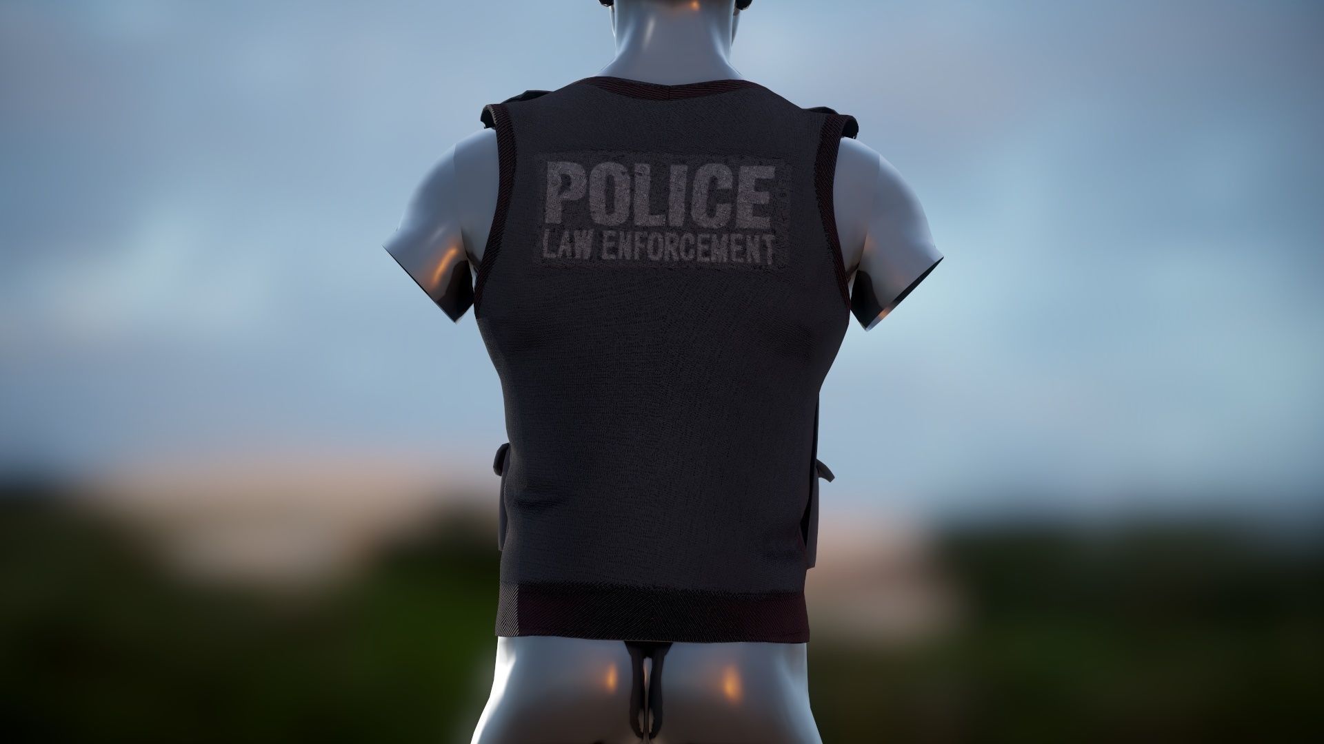 3D model Realistic Police Vest 3d model VR / AR / low-poly | CGTrader