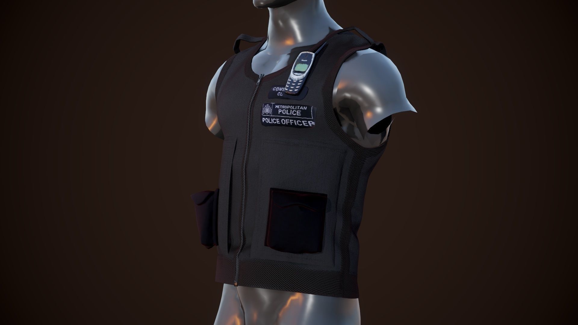 3D model Realistic Police Vest 3d model VR / AR / low-poly | CGTrader