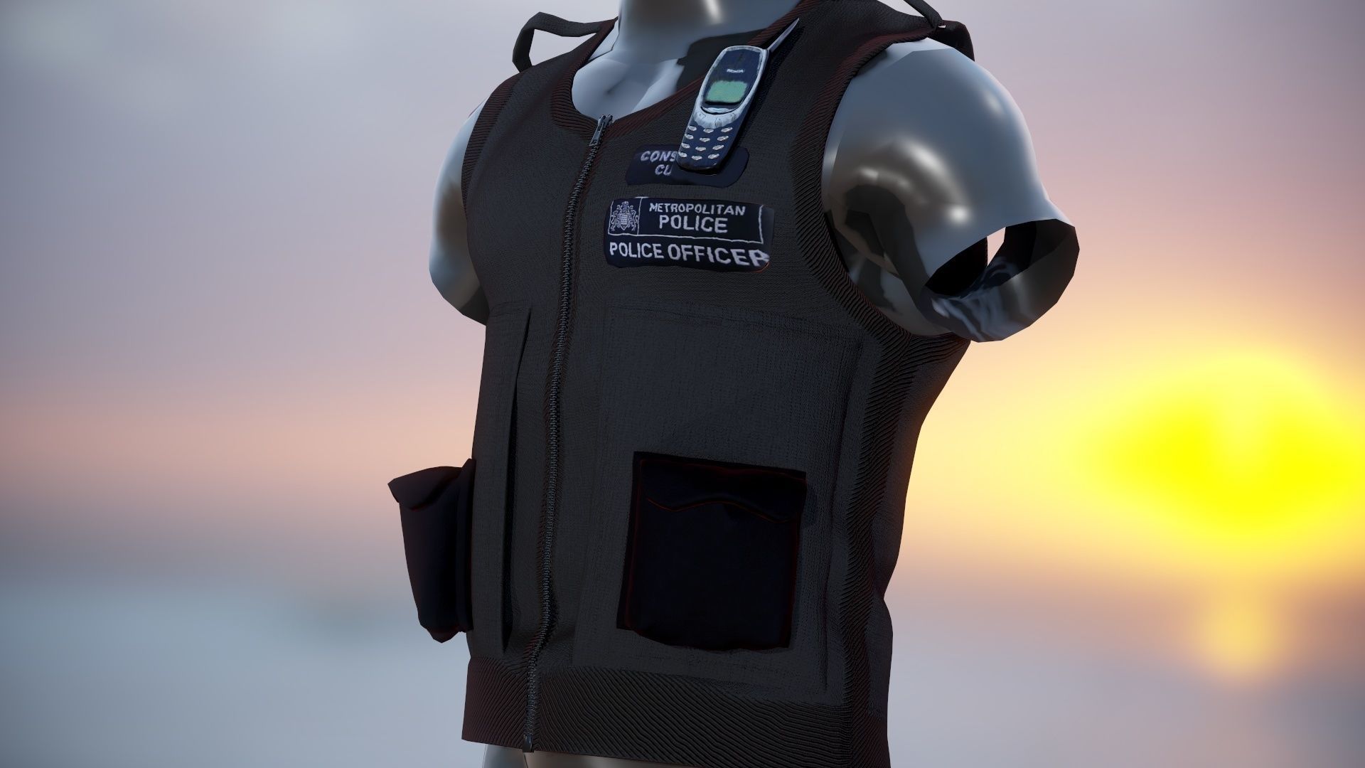 3D model Realistic Police Vest 3d model VR / AR / low-poly | CGTrader