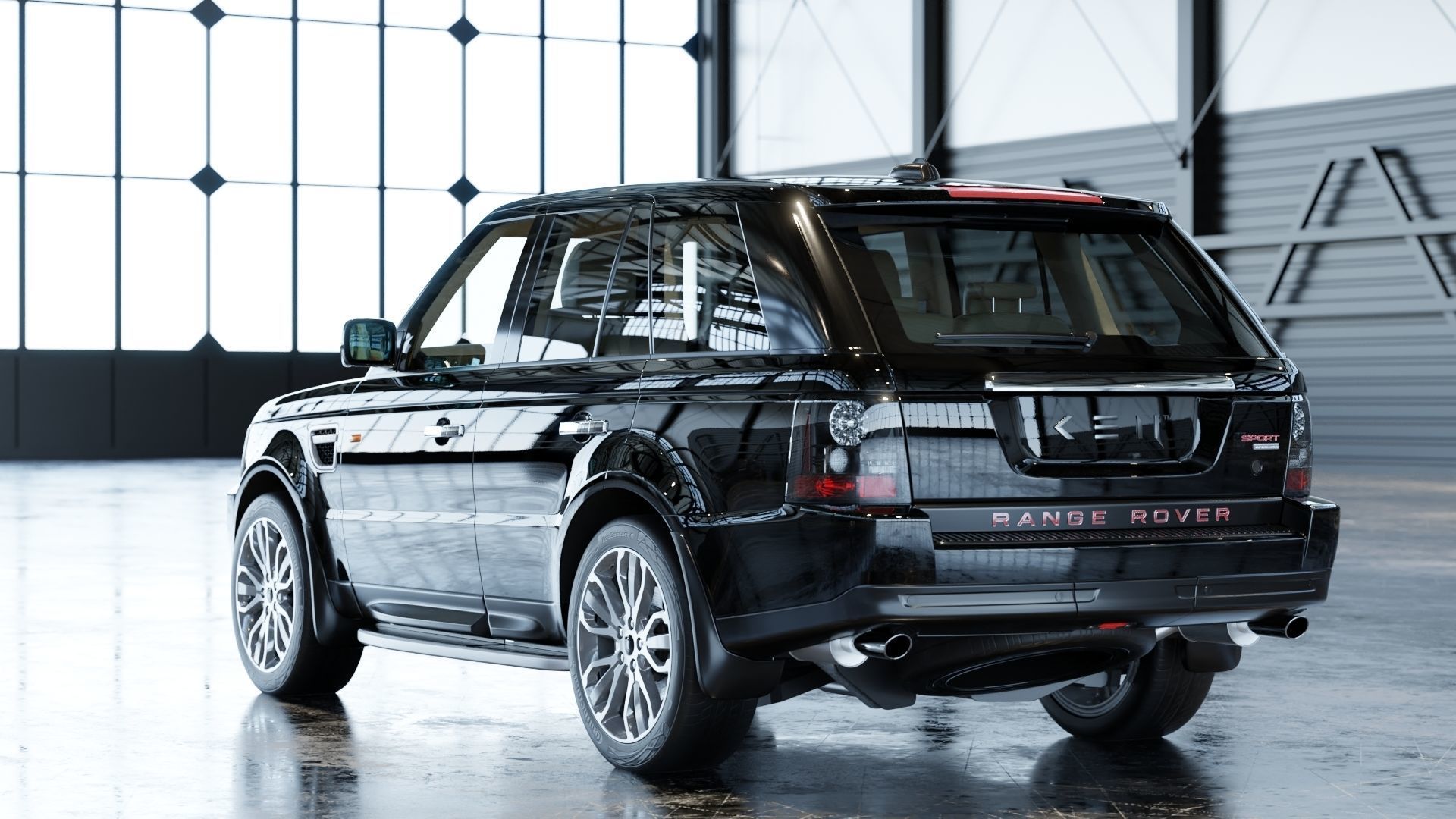 2006 Custom Land Rover Range Rover Sport 3D model | CGTrader