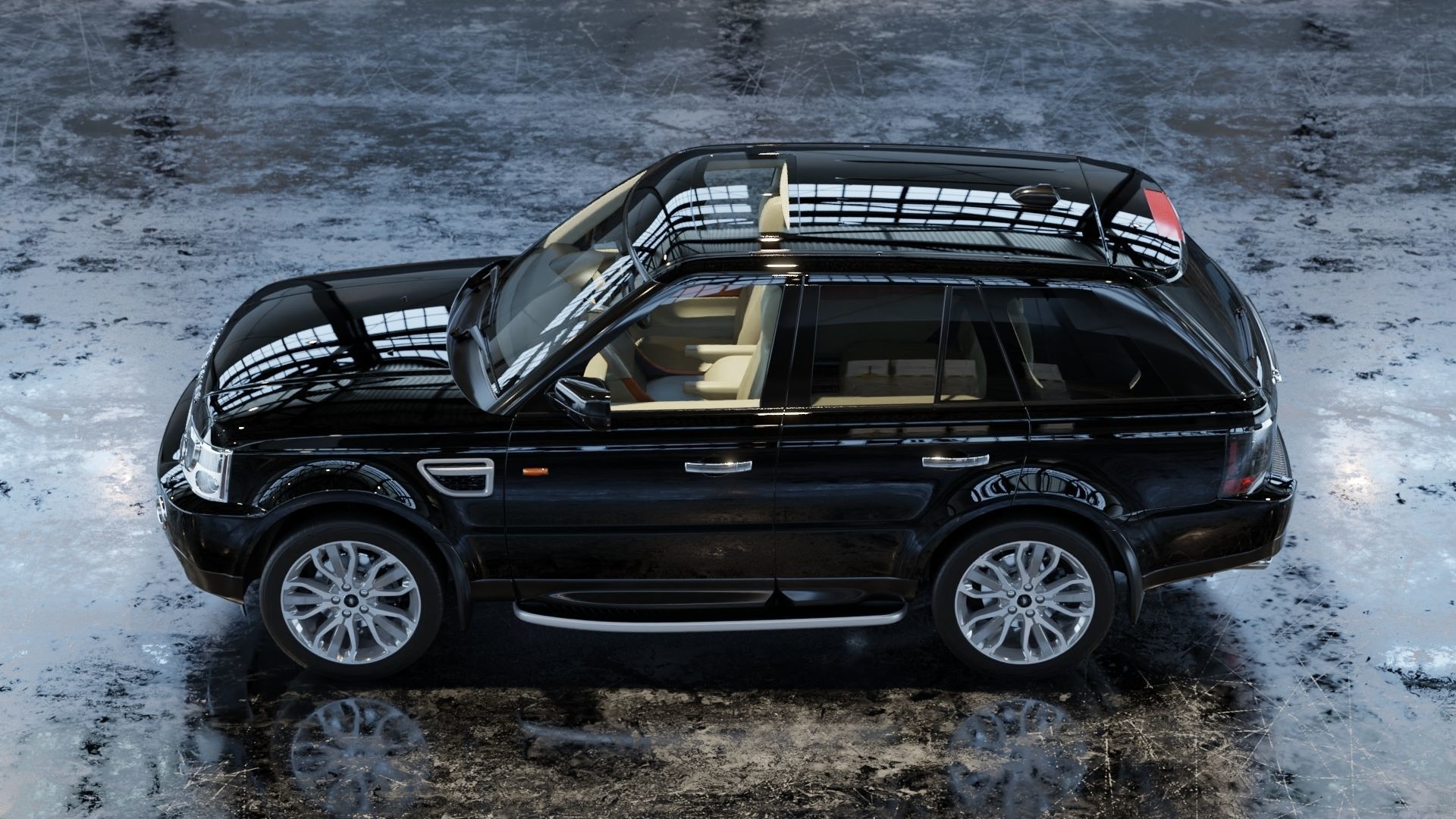 2006 Custom Land Rover Range Rover Sport 3D model | CGTrader