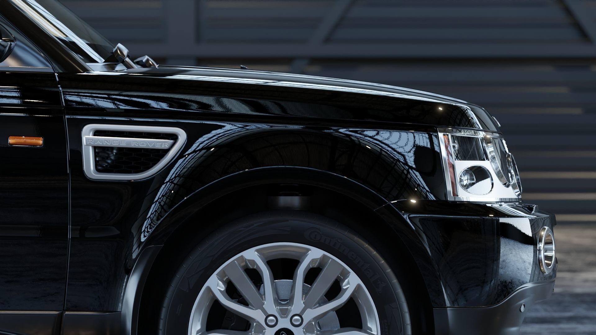 2006 Custom Land Rover Range Rover Sport 3D model | CGTrader