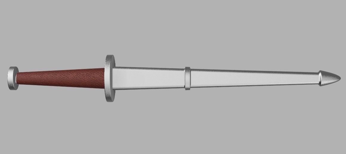 Triss Merigold Witcher 2 dagger and brooch 3D model 3D printable | CGTrader