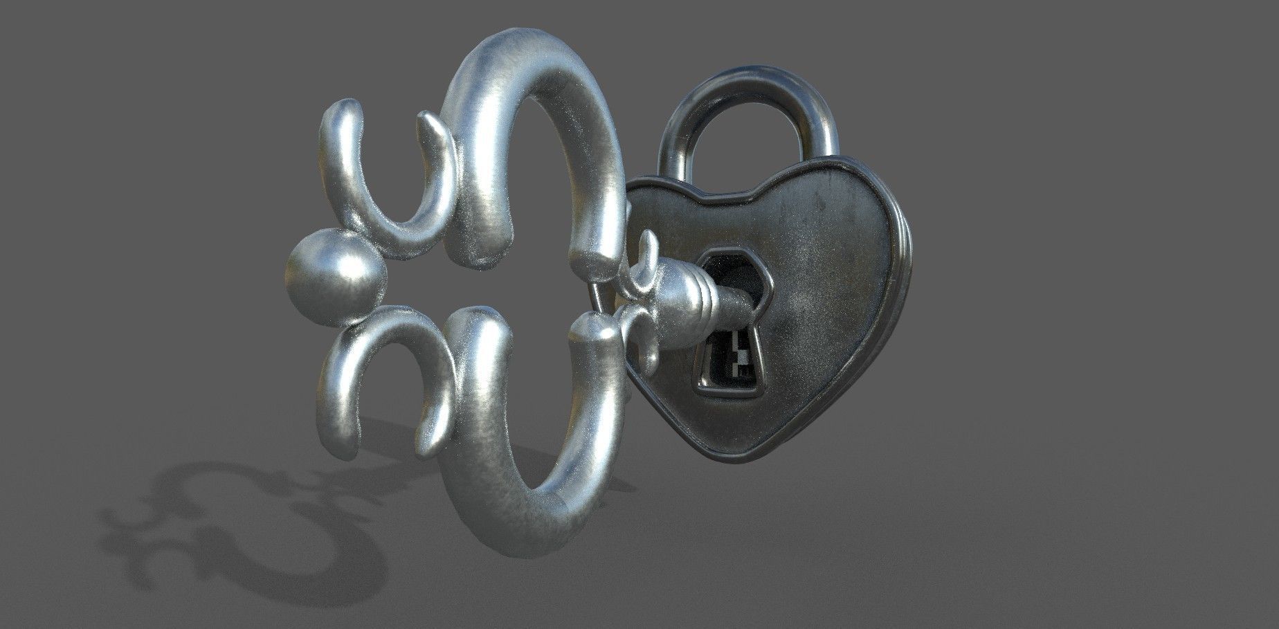 3D model Lock and key 3D model VR / AR / low-poly | CGTrader