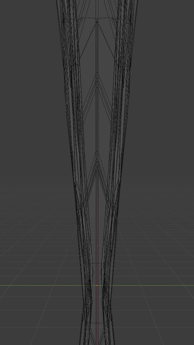 3D model Futuristic Cubic Structure Pillar VR / AR / low-poly | CGTrader