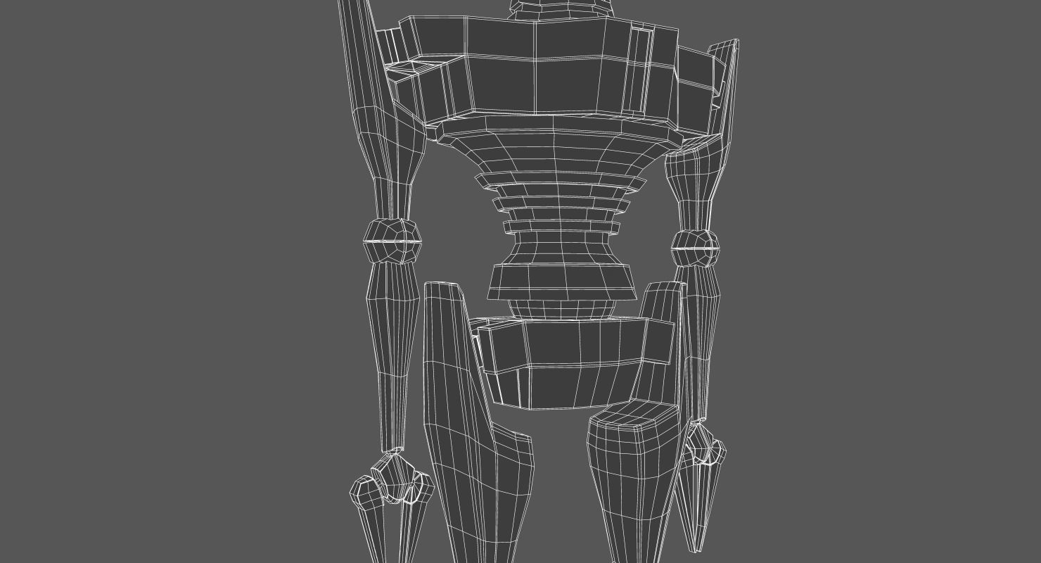 3D model Simple Robot VR / AR / low-poly | CGTrader