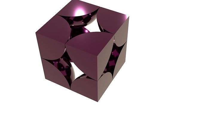 Simple Cubic Lattice free 3D model animated | CGTrader