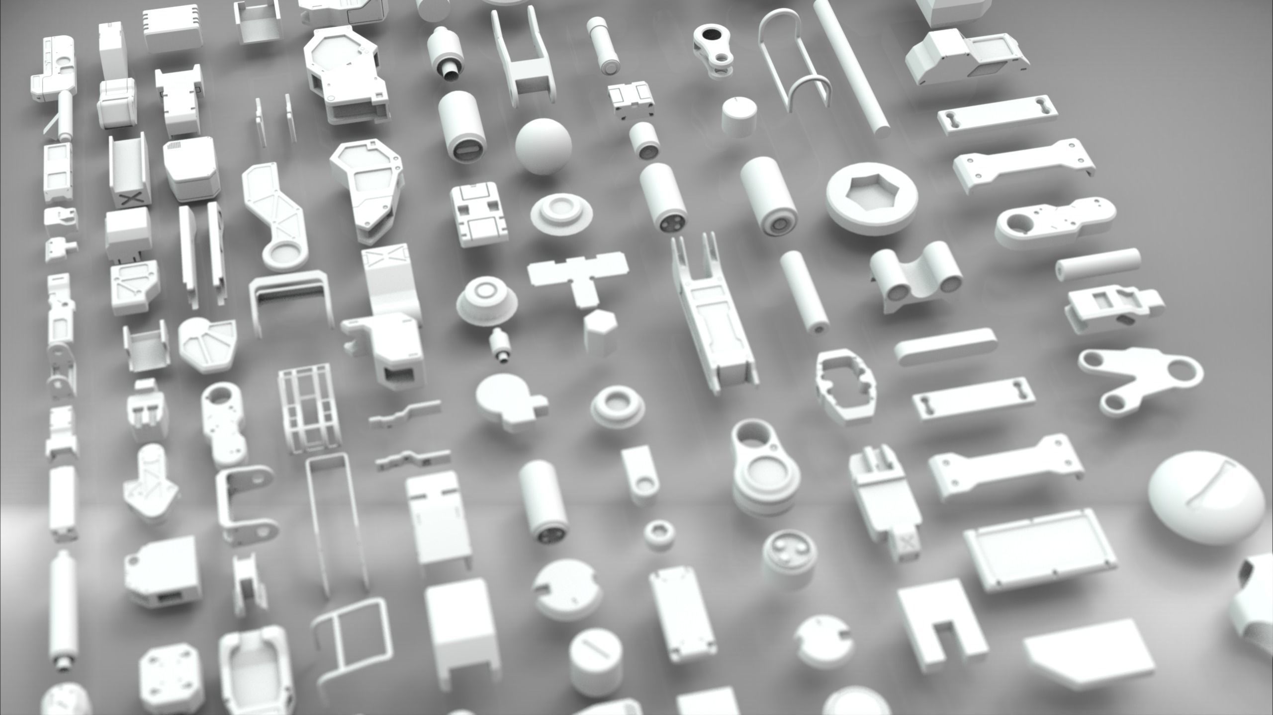 Kitbash-3 set of parts 3D model | CGTrader