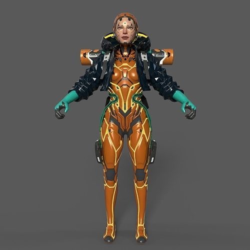 Wattson Strange Attractor Apex Legends free VR / AR / low-poly 3D model ...