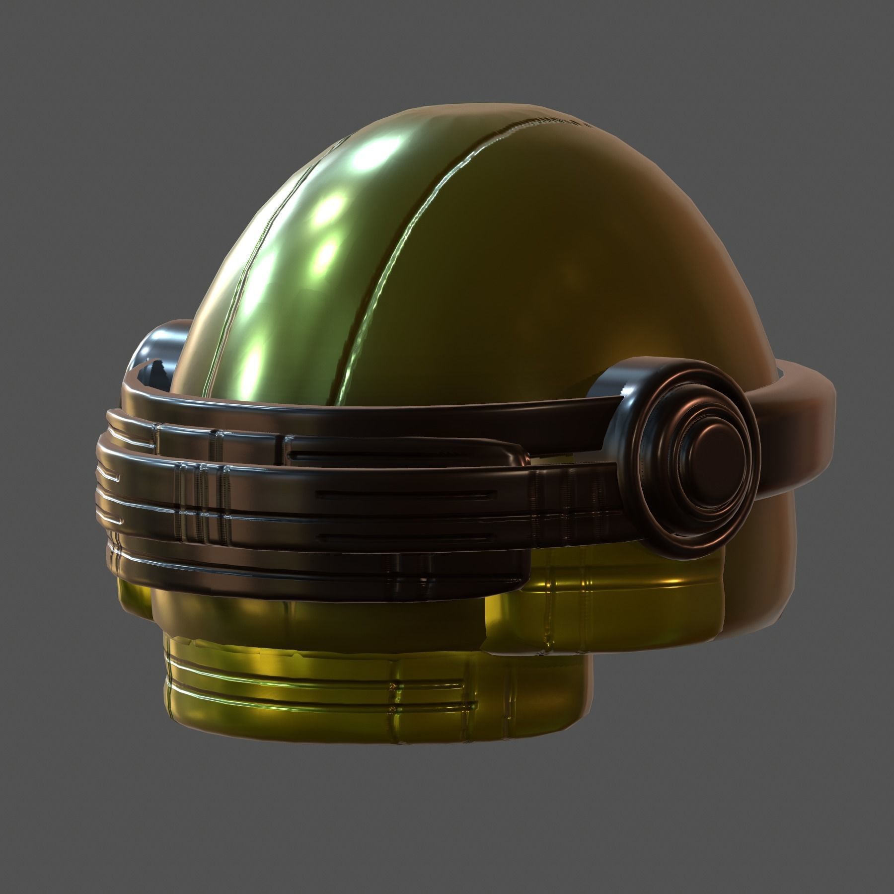 3D model Gas mask future helmet 3d model scifi Low-poly VR / AR / low ...