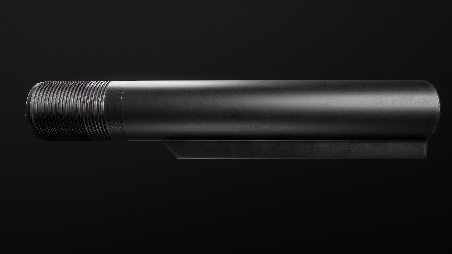 AR15 Carbine Buffer Tubes collection free VR / AR / low-poly 3D model ...