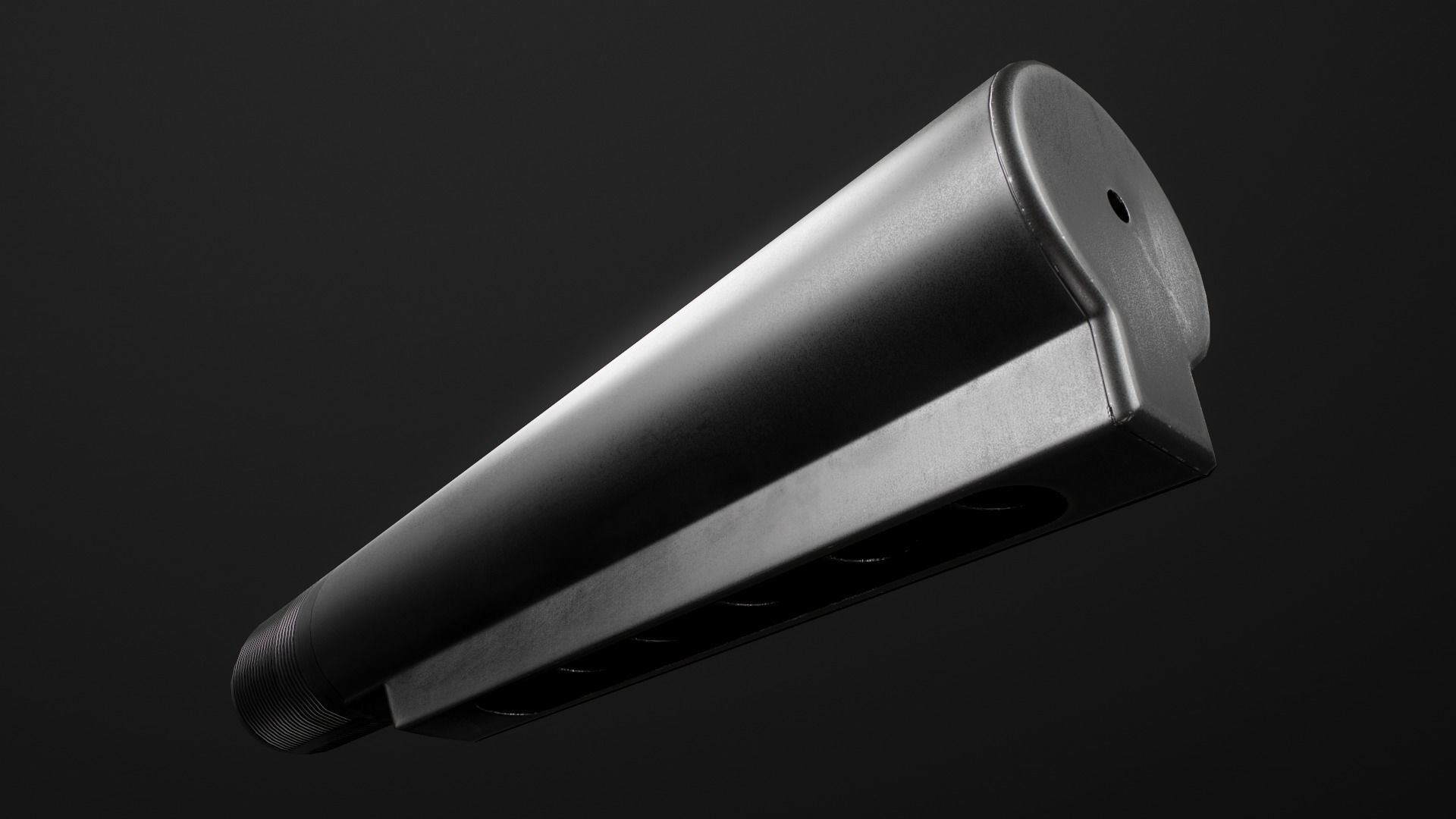 AR15 Carbine Buffer Tubes collection free VR / AR / low-poly 3D model ...