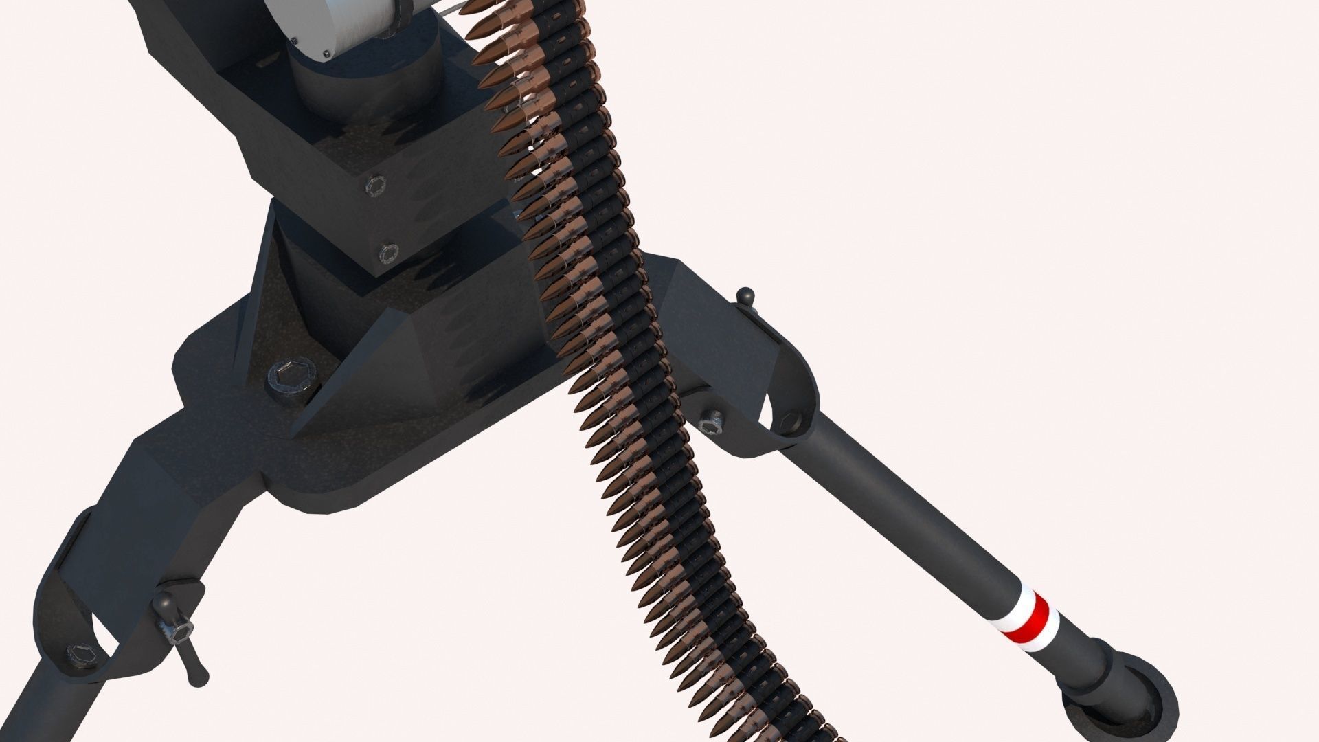 3D model Modern Minigun VR / AR / low-poly | CGTrader