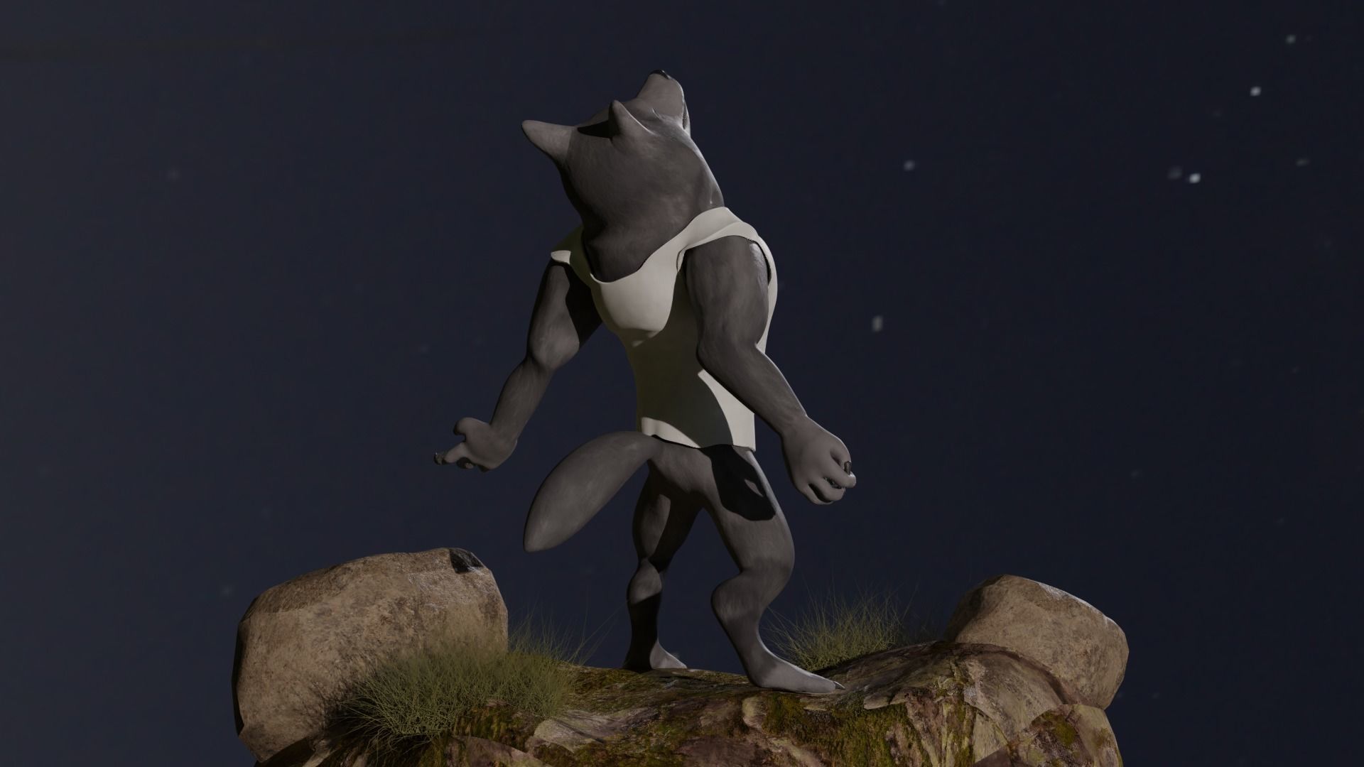 3D model Werewolf VR / AR / low-poly | CGTrader