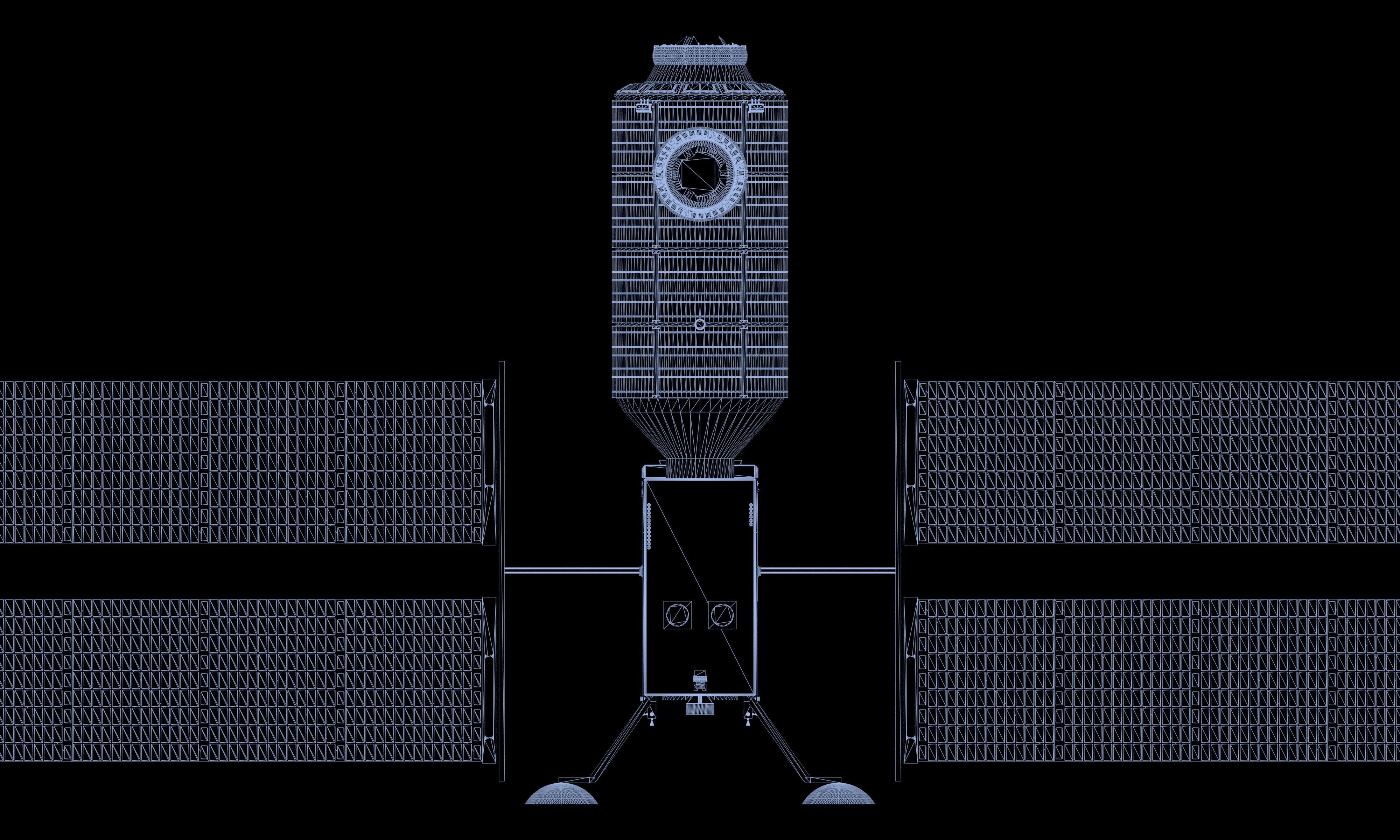 Integrated Gateway HALO and PPE modules 3D model | CGTrader