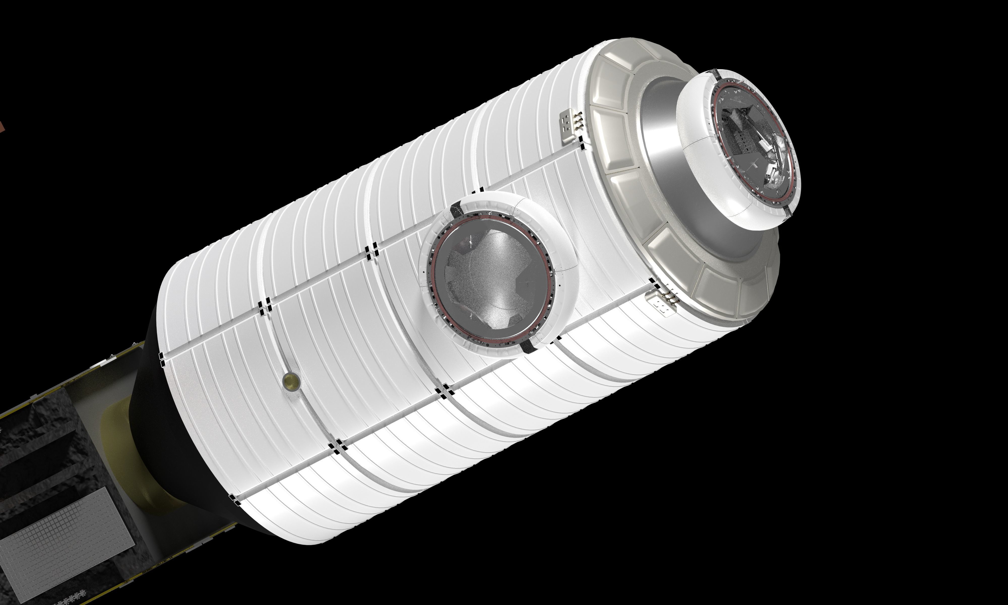 Integrated Gateway HALO and PPE modules 3D model | CGTrader