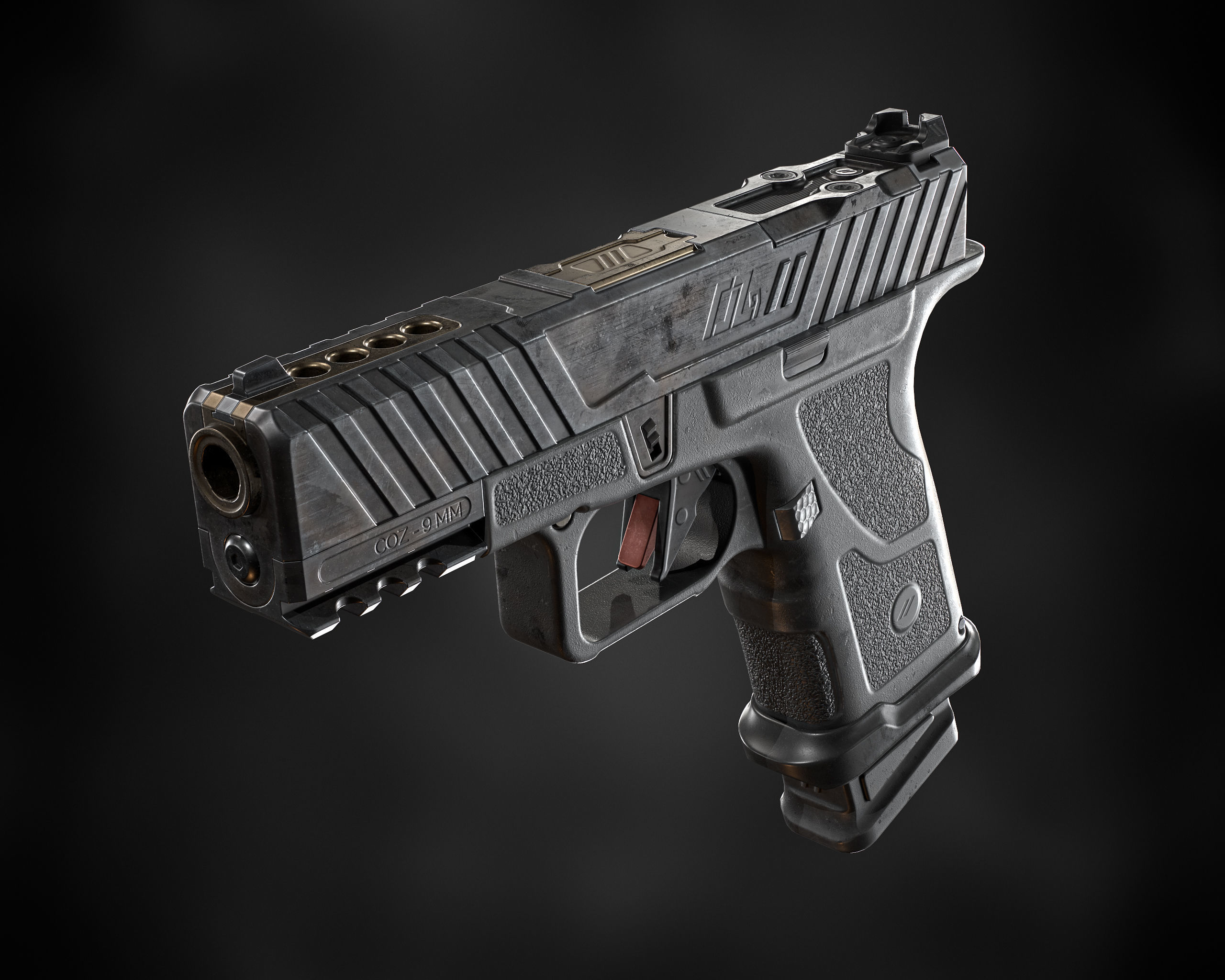 3D model ZEV OZ9C Hyper-comp VR / AR / low-poly | CGTrader