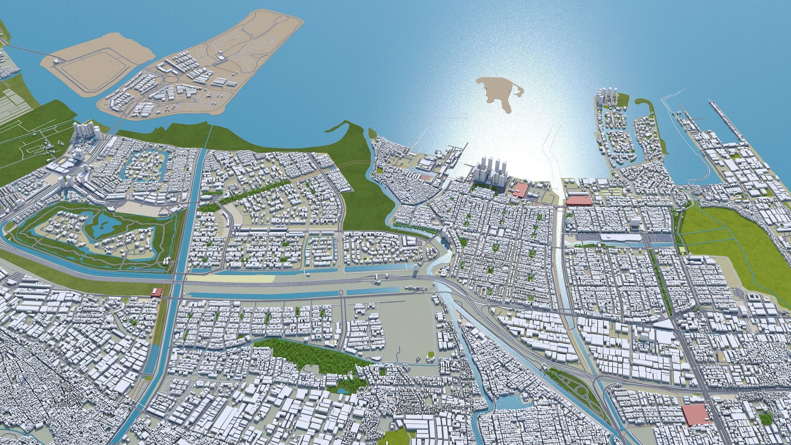 3D model Jakarta City Indonesia VR / AR / low-poly | CGTrader