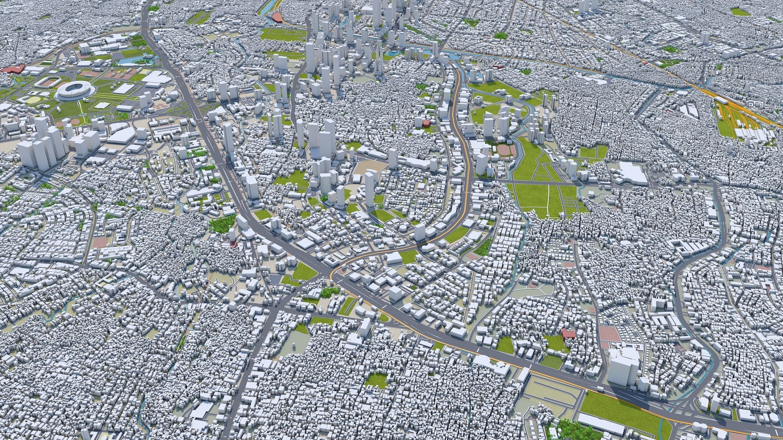 3D model Jakarta City Indonesia VR / AR / low-poly | CGTrader