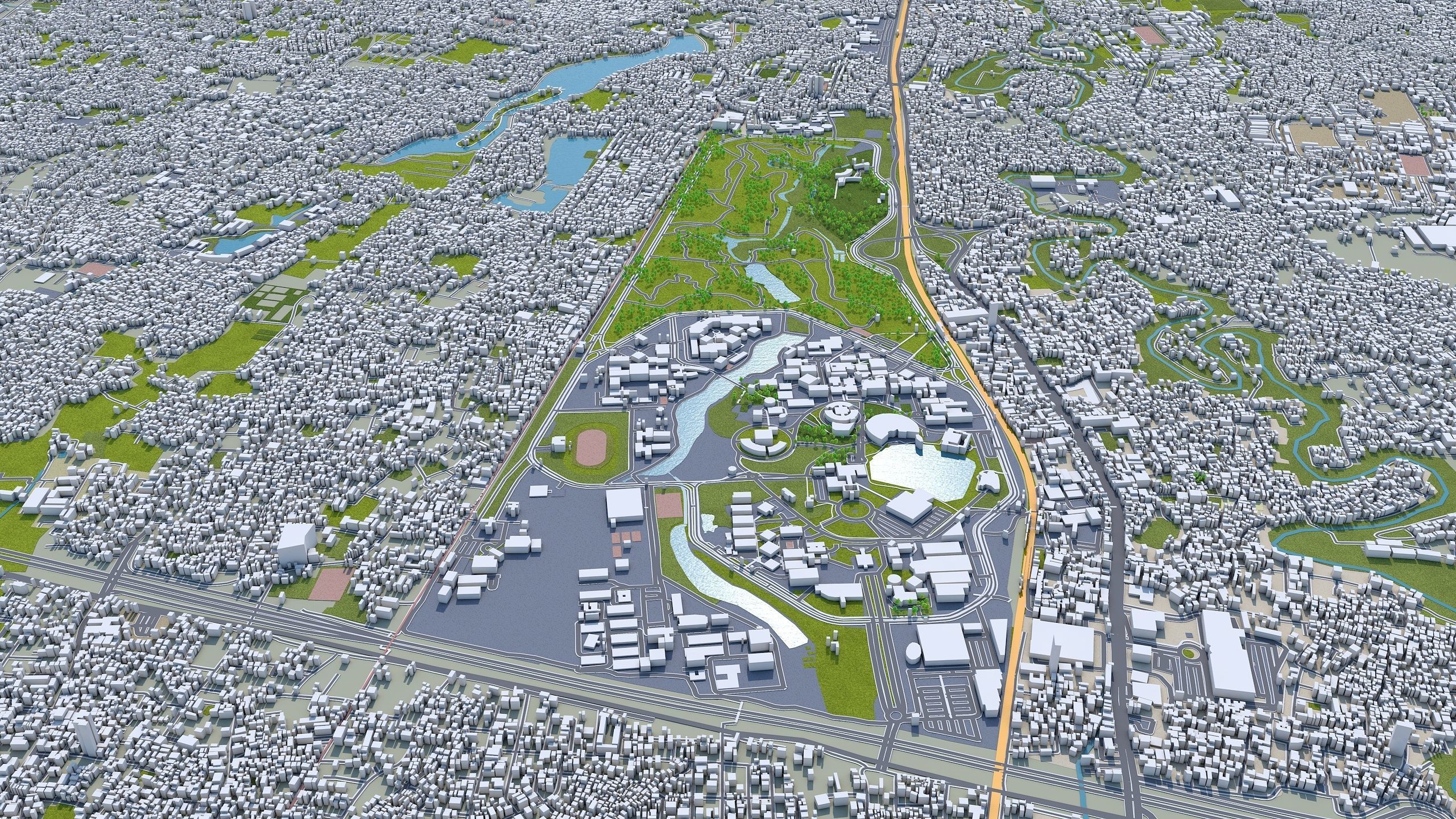 3D model Jakarta City Indonesia VR / AR / low-poly | CGTrader