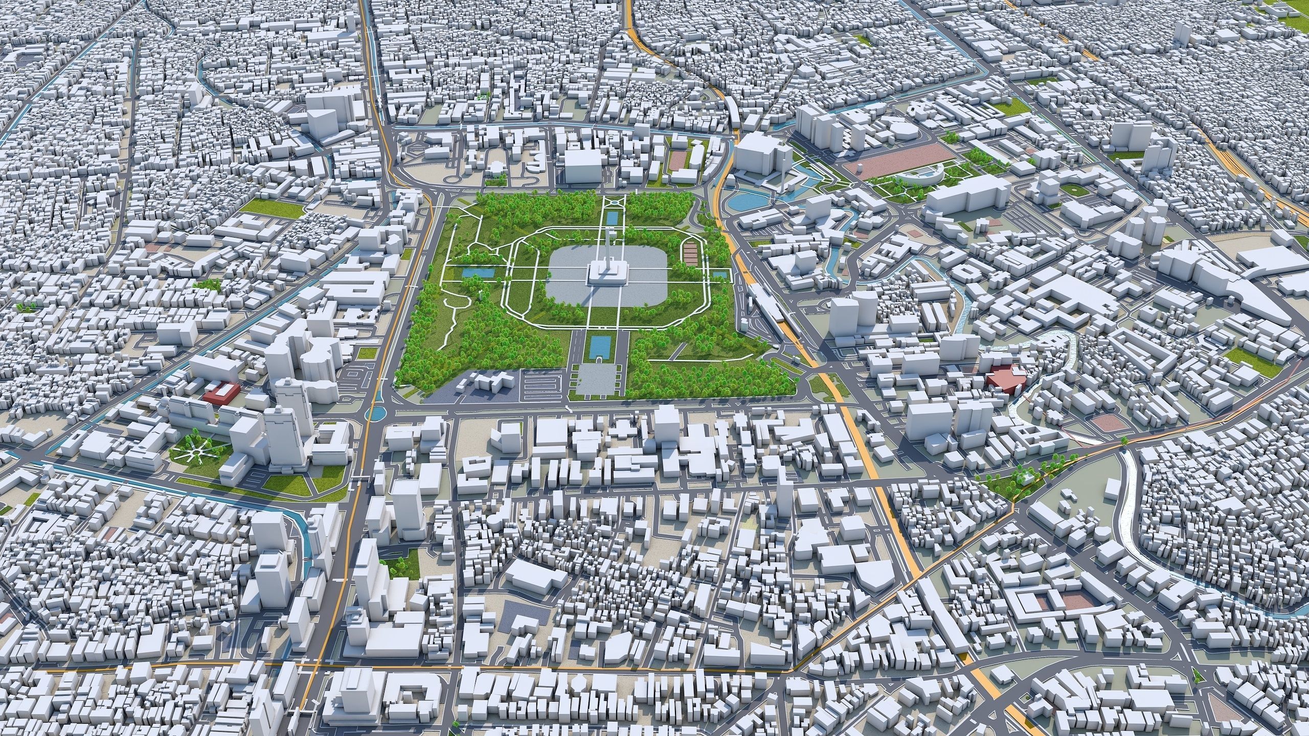 3D model Jakarta City Indonesia VR / AR / low-poly | CGTrader