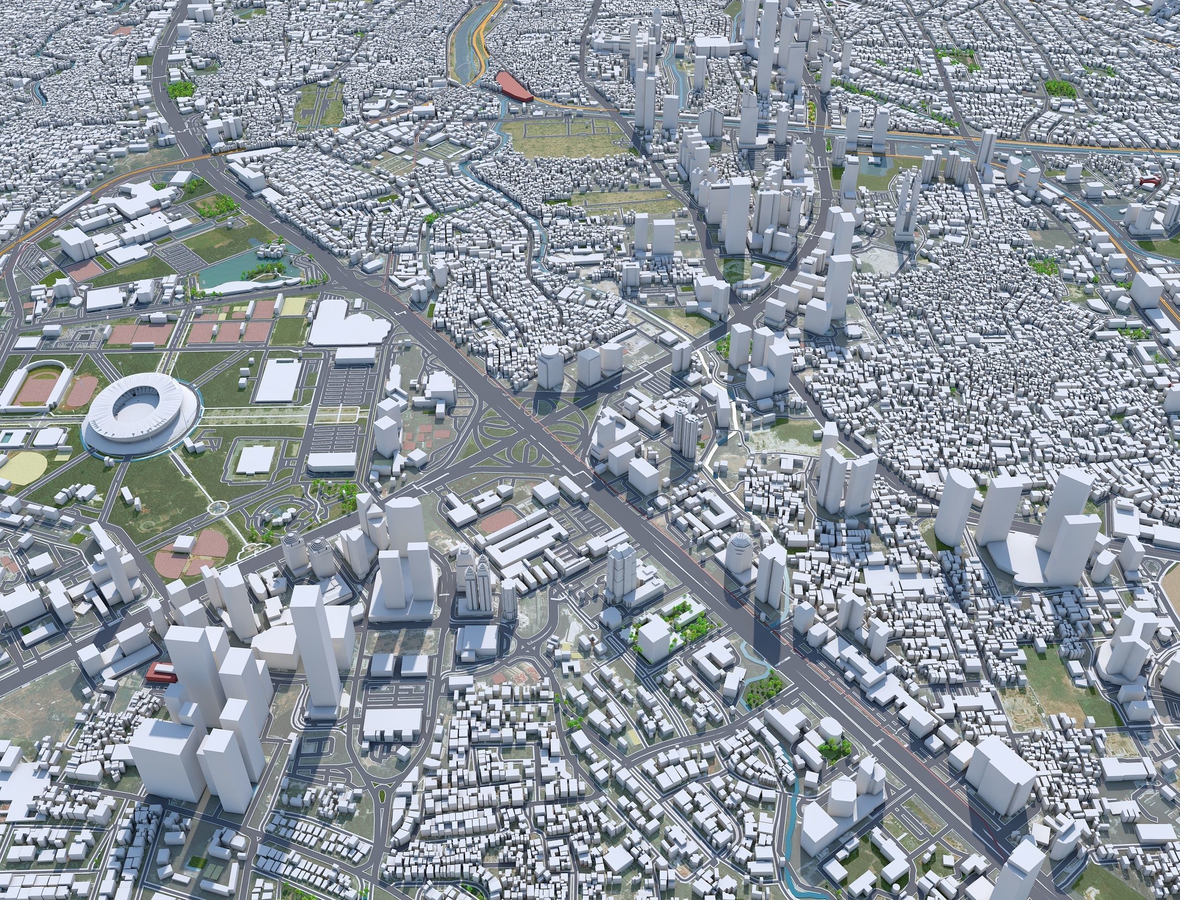3D model Jakarta City Indonesia VR / AR / low-poly | CGTrader