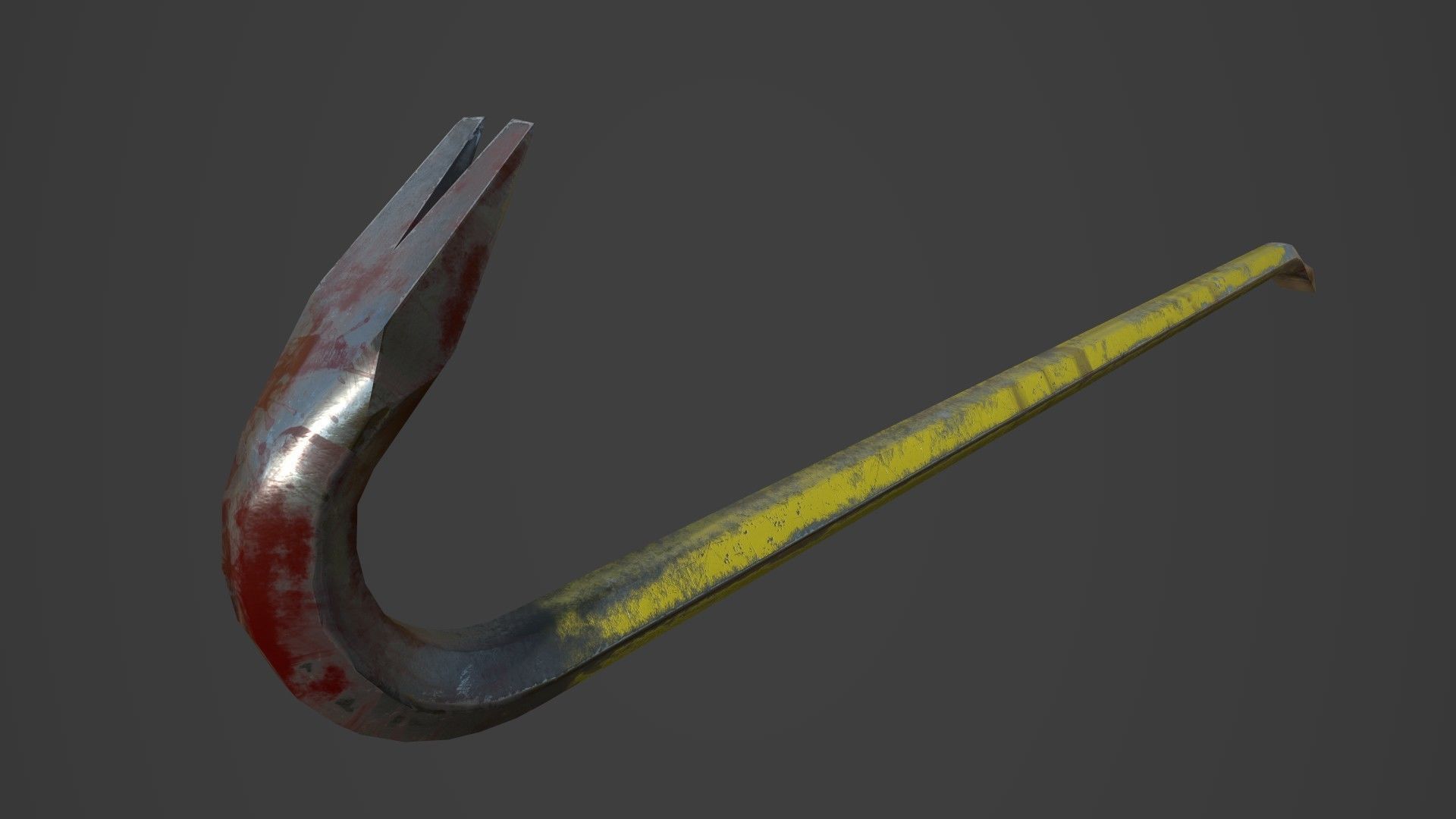 3D model Crowbar five color options VR / AR / low-poly | CGTrader
