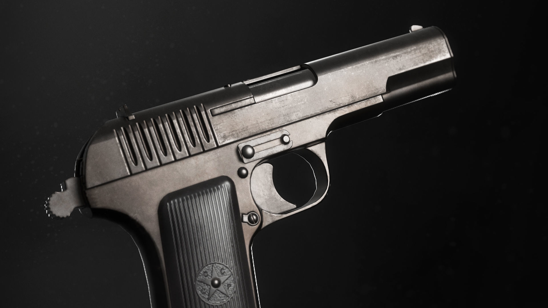 3D model TT 33 Tokarev pistol VR / AR / low-poly | CGTrader