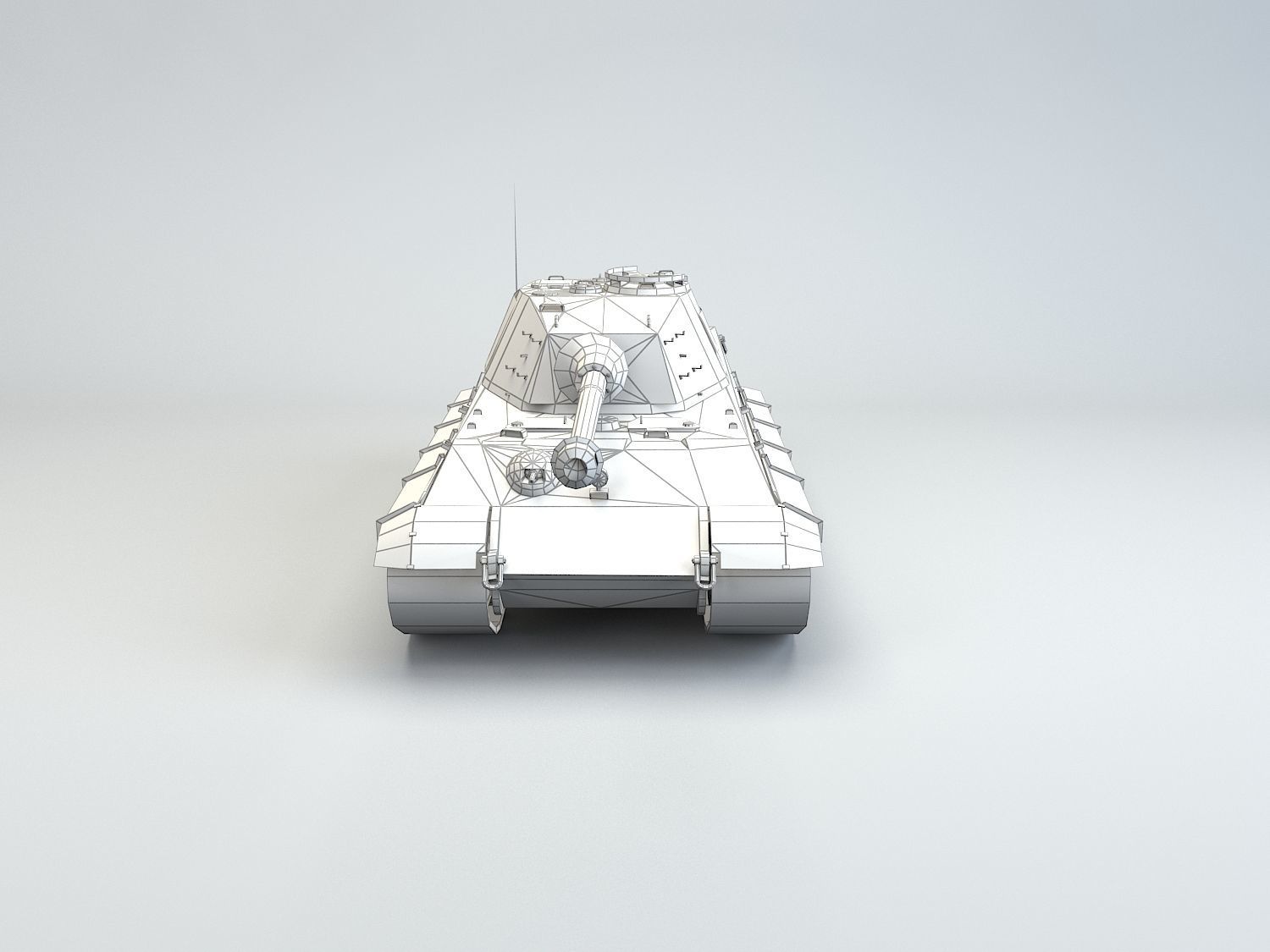 3D model Low Poly Tiger II Ausf G heavy tank VR / AR / low-poly | CGTrader