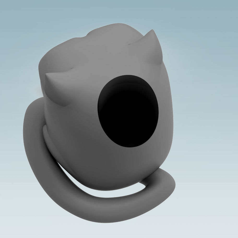 Grumpy Cat - Pen Holder free 3D model 3D printable | CGTrader