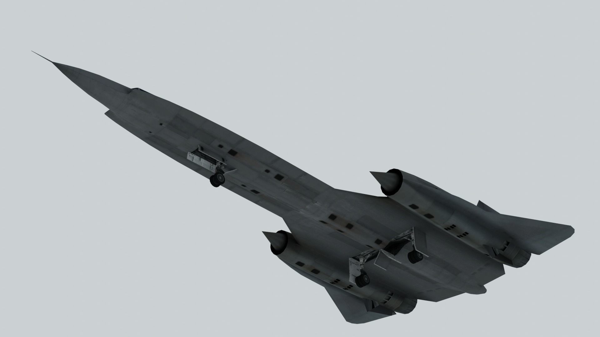 3D model Lockheed YF-12A Interceptor aircraft VR / AR / low-poly | CGTrader