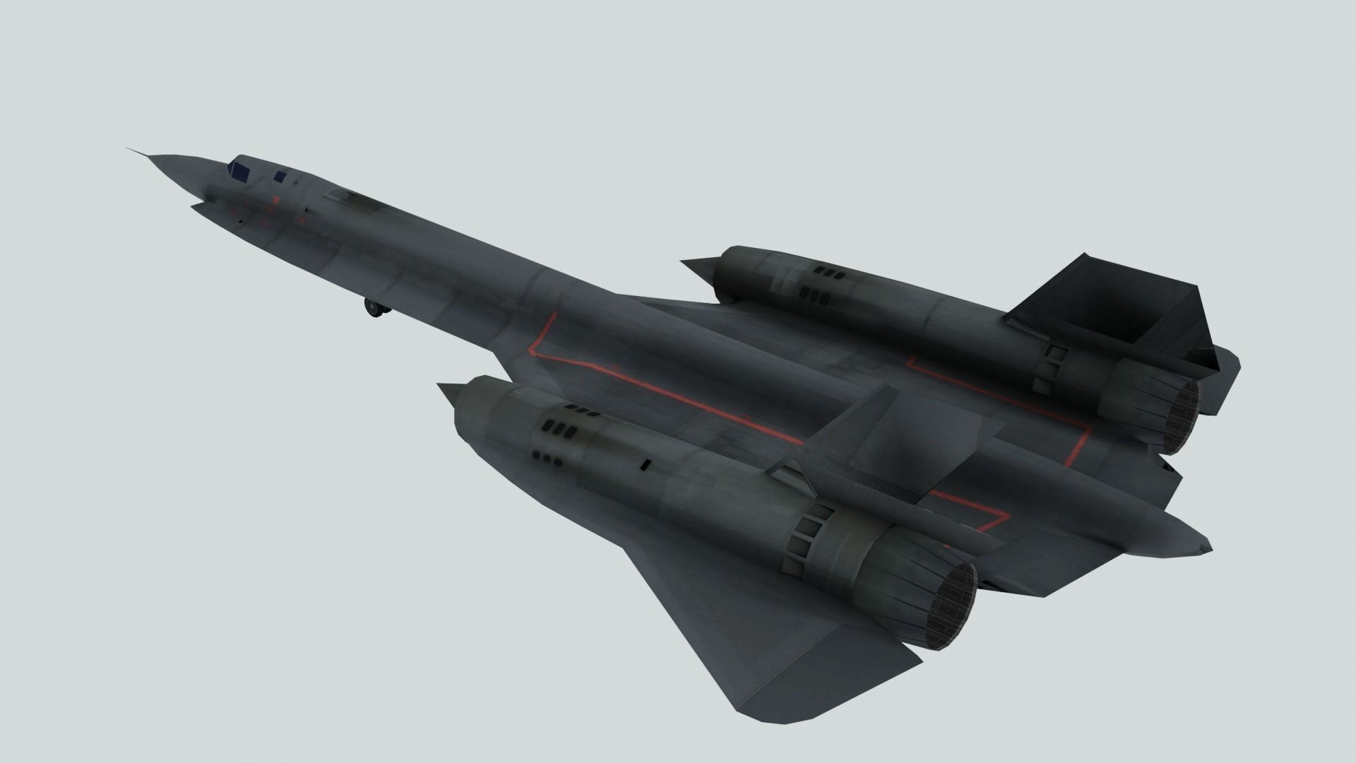 3D model Lockheed YF-12A Interceptor aircraft VR / AR / low-poly | CGTrader