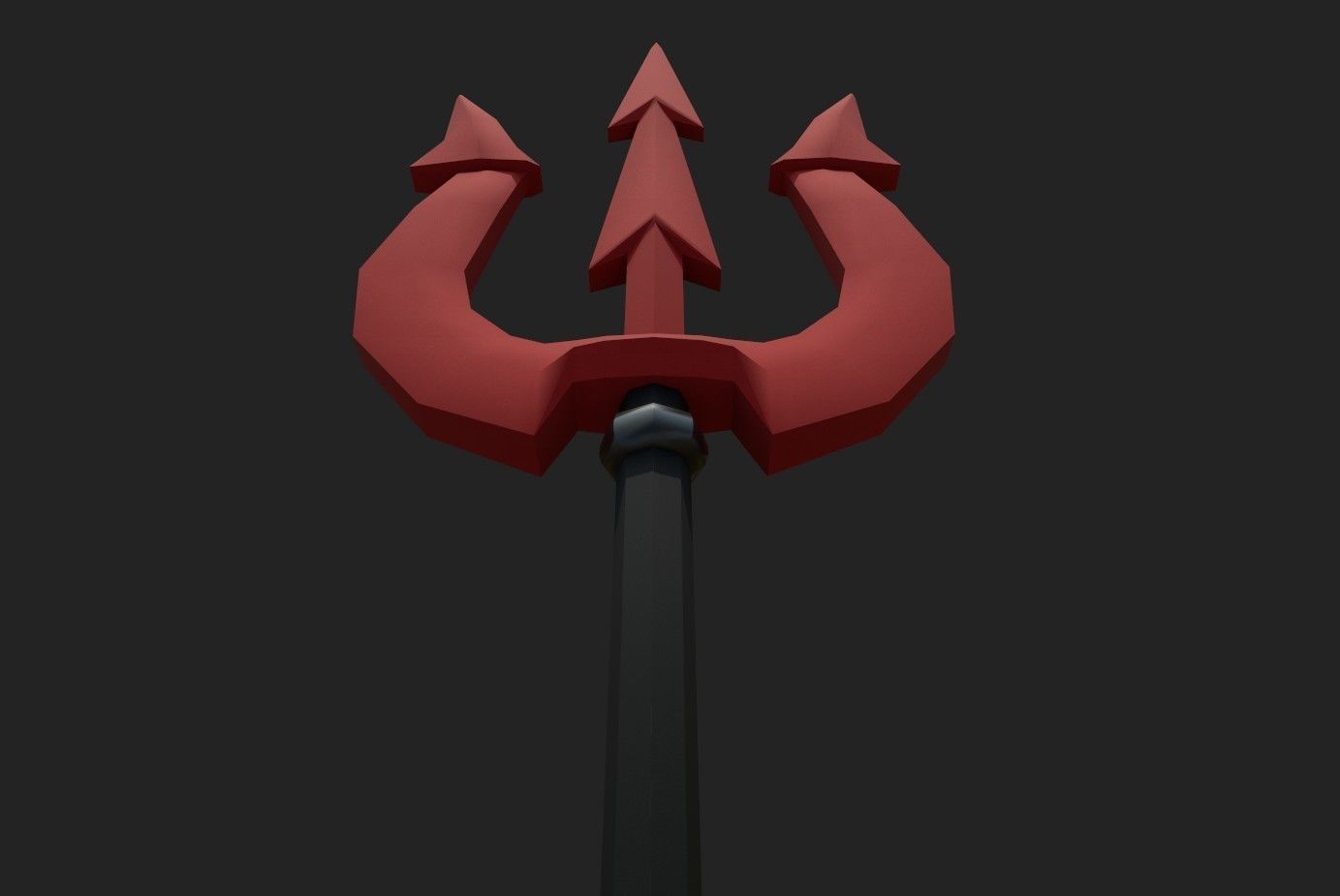3D model Devil Trident VR / AR / low-poly | CGTrader