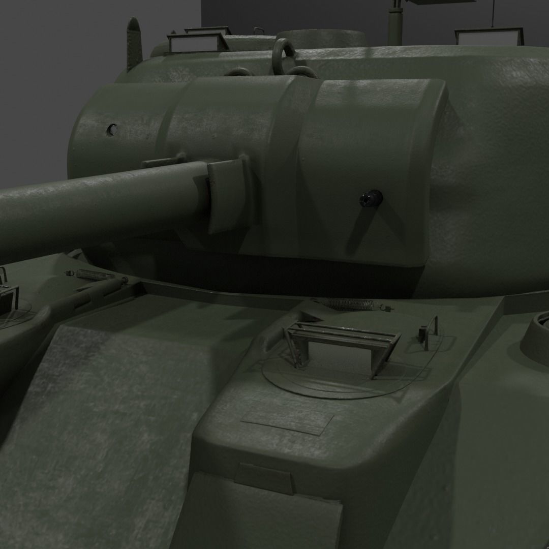 M4 Sherman Medium Tank free 3D model | CGTrader