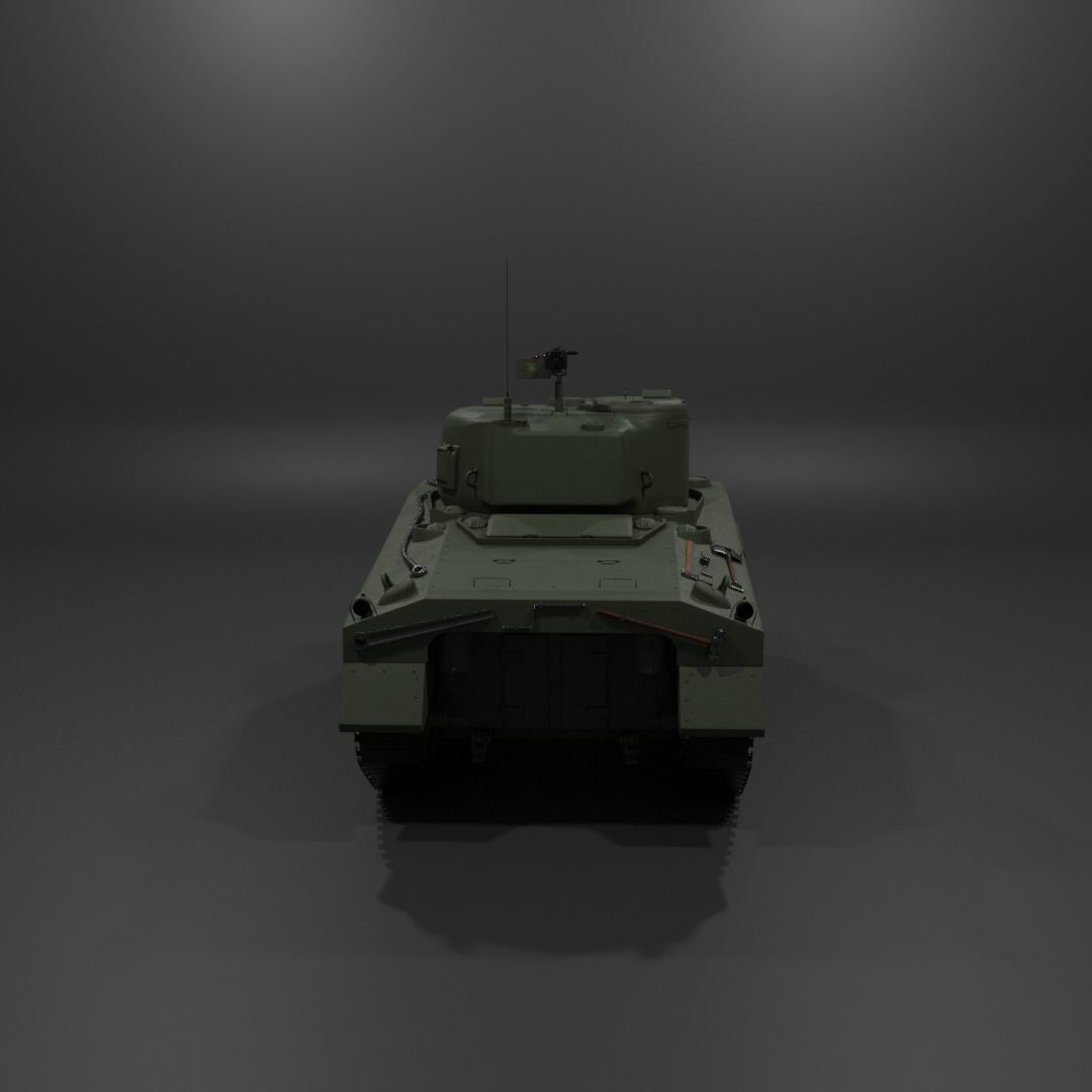 M4 Sherman Medium Tank free 3D model | CGTrader